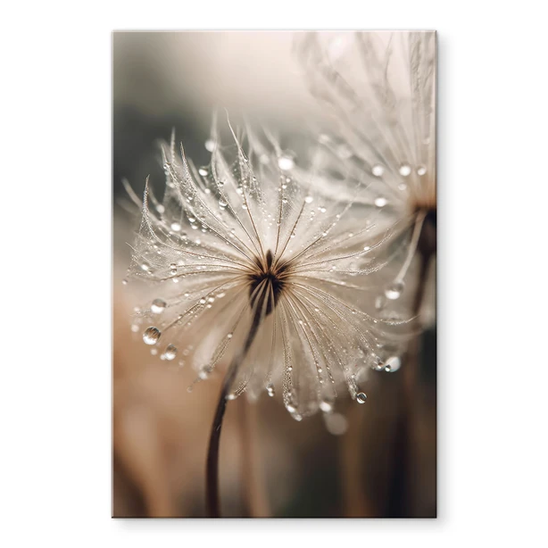 Poster Pusteblume in Morgentau - Treechild | wall-art.de