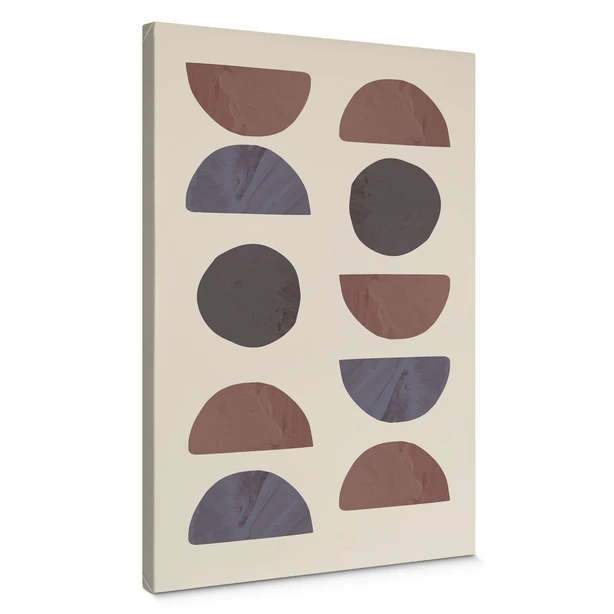 Houten Poster 1X Studio - Abstracte Vormen | wall-art.nl