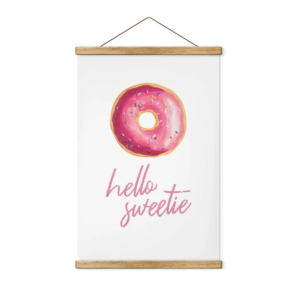 Poster Donuts - Hello Sweetie | wall-art.de
