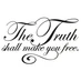 Wandtattoo The truth shall make you free | wall-art.de