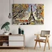 Leinwandbild Zamart - Kandinsky trifft Paris Eifelturm | wall-art.de