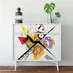 Wallprint Kandinsky - Auf Weiss II | wall-art.de