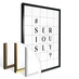 Poster mit Raster - Seriously | wall-art.de