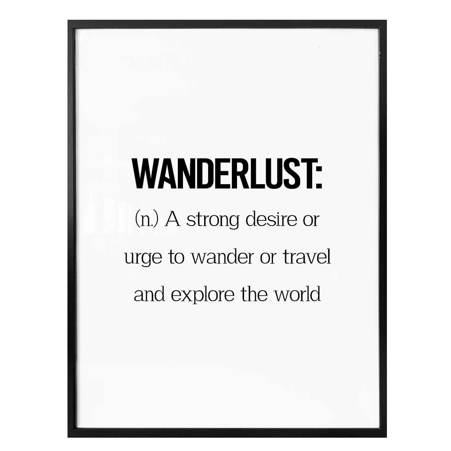 Poster Wanderlust | wall-art.de