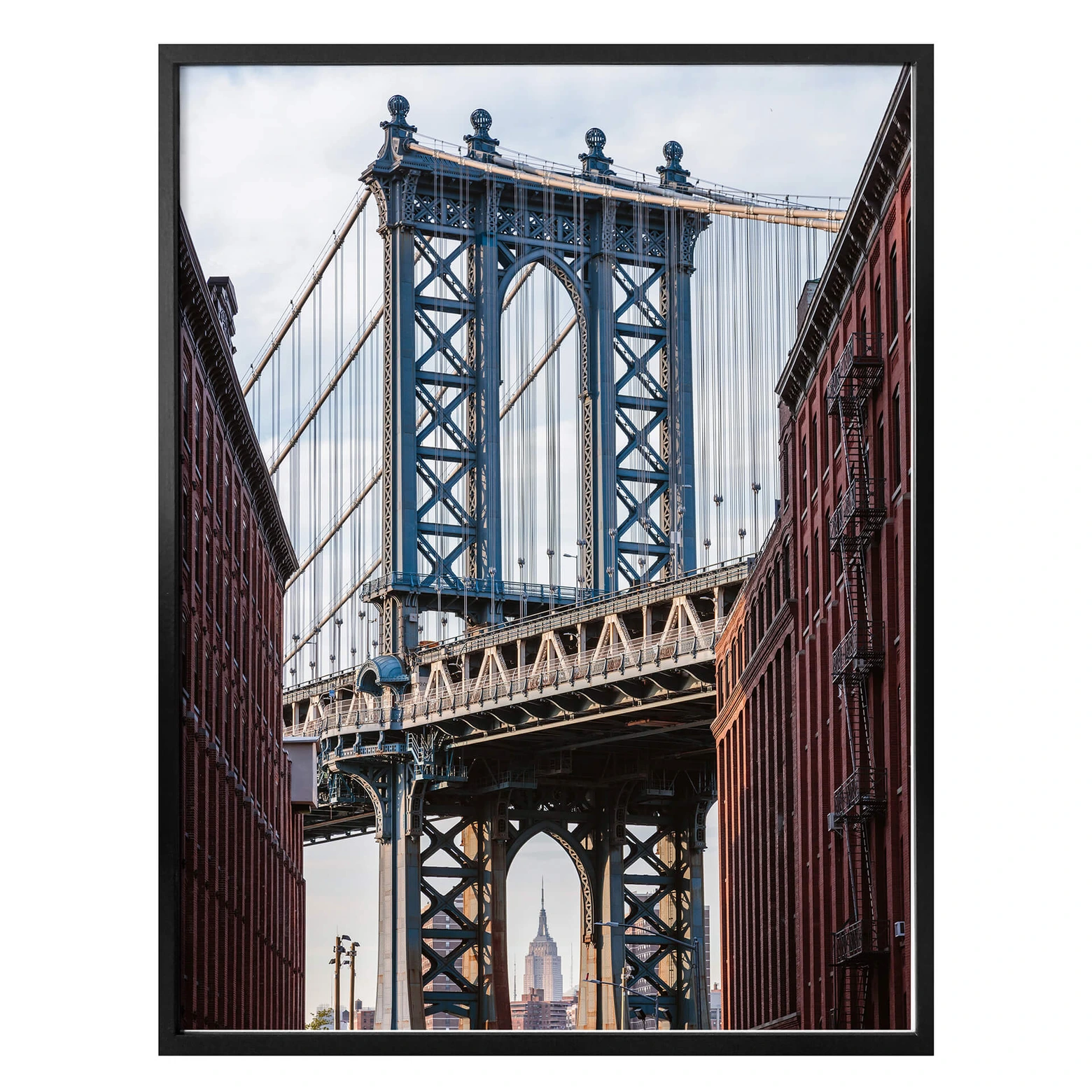 Poster Colombo - Brooklyn Bridge | wall-art.de