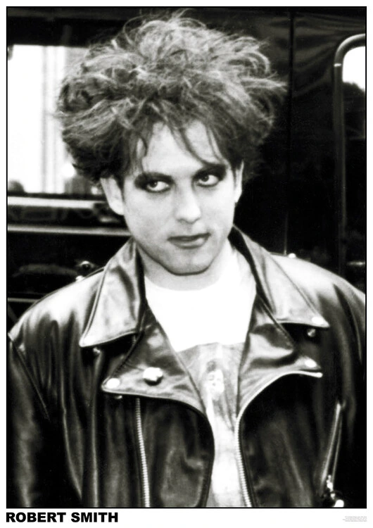 Poster Robert Smith - Leather Jacket, Plakat (59,4 x 84,1 cm) | wall-art.de