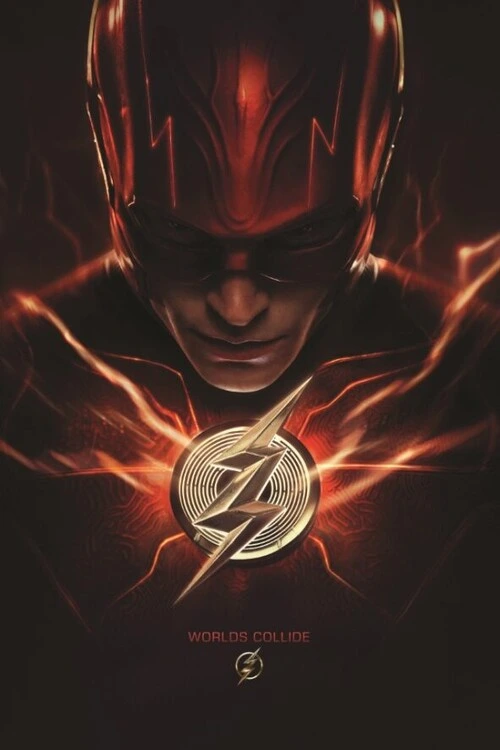 Poster, Filmposter Tha Flash - Logo 61x91,5 cm | wall-art.de