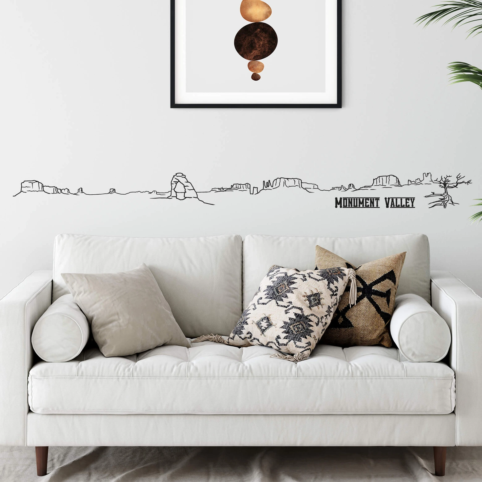 Sticker mural - Monument Valley | wall-art.fr