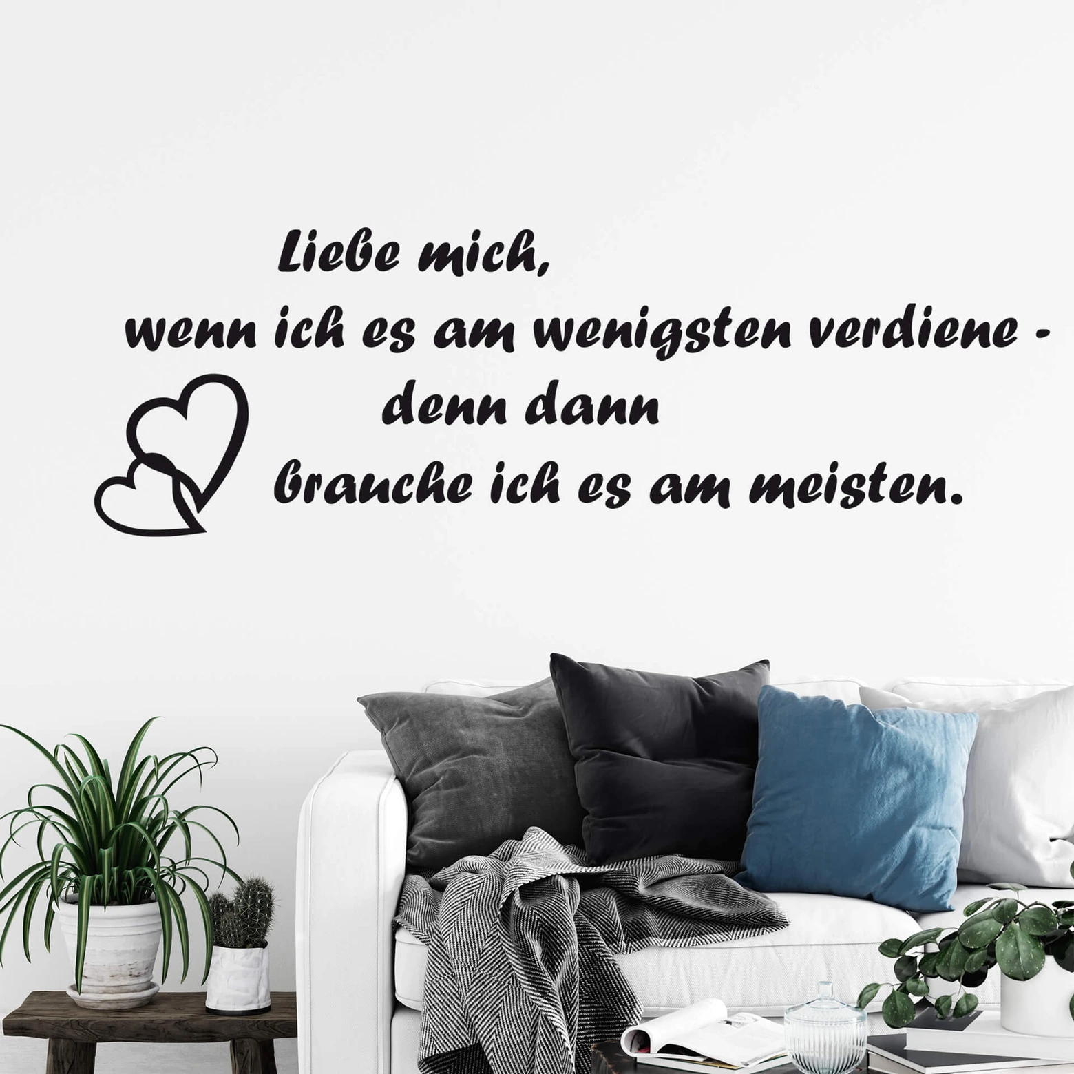 Wandtattoo Liebe mich... | wall-art.de