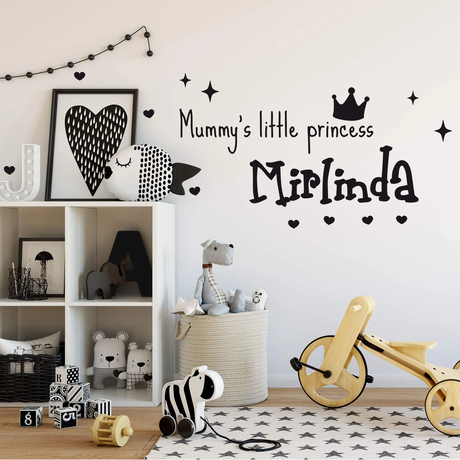 Wandtattoo + Name Mummy's little Princess | wall-art.de