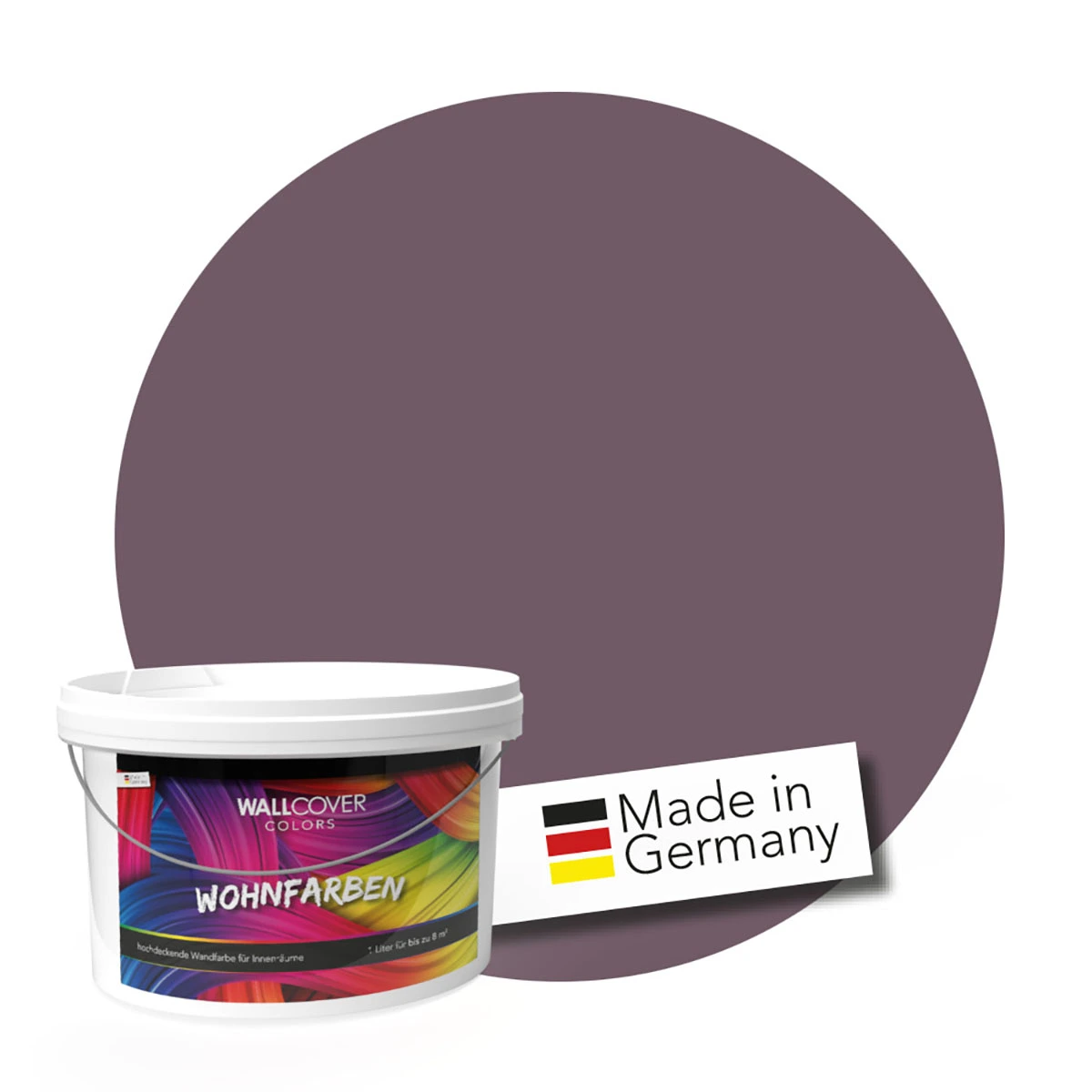 Muurverf voor binnen mat WALLCOVER Colors Paars | wall-art.nl