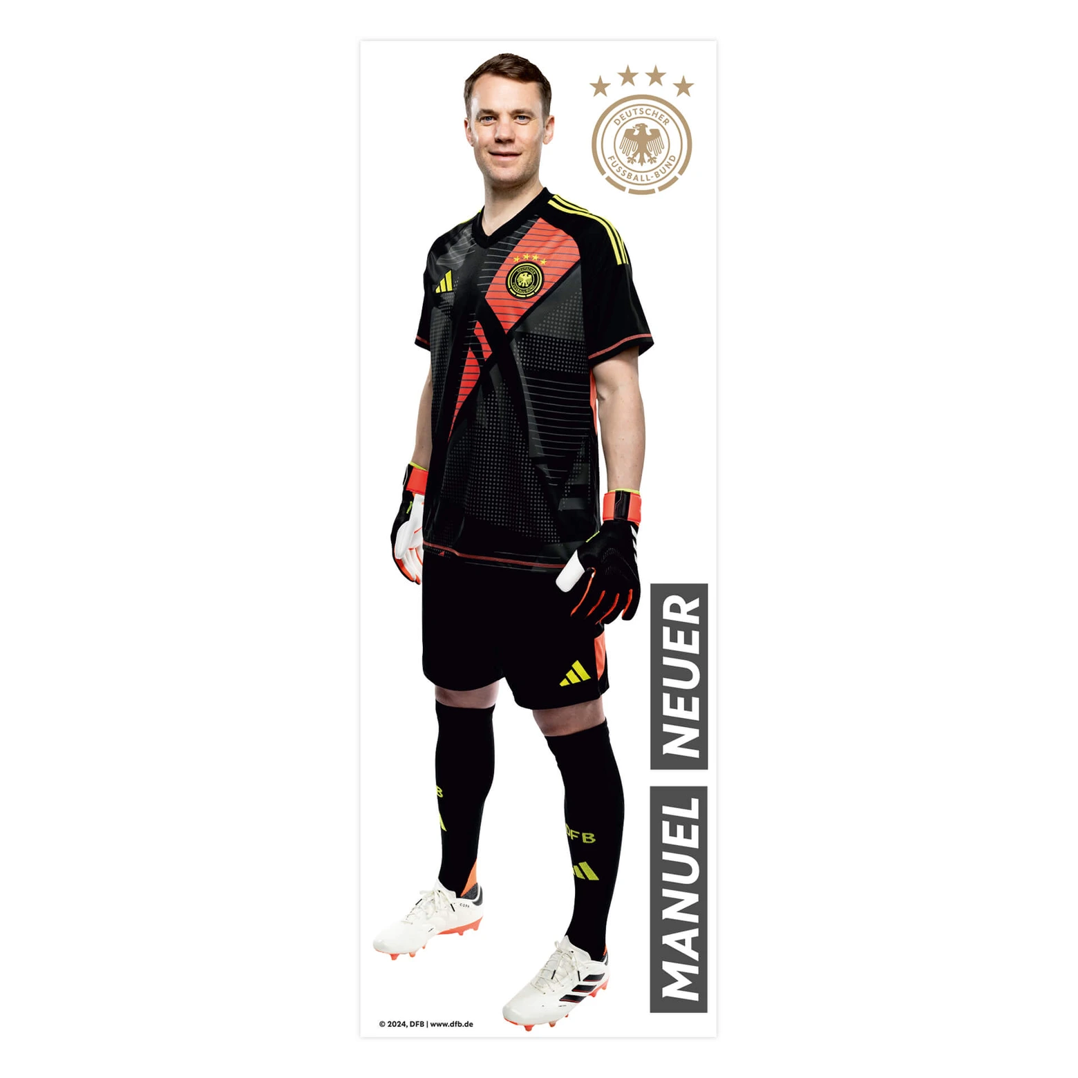 DFB Sticker EM für die Wand, Wandtattoo - Neuer | wall-art.de