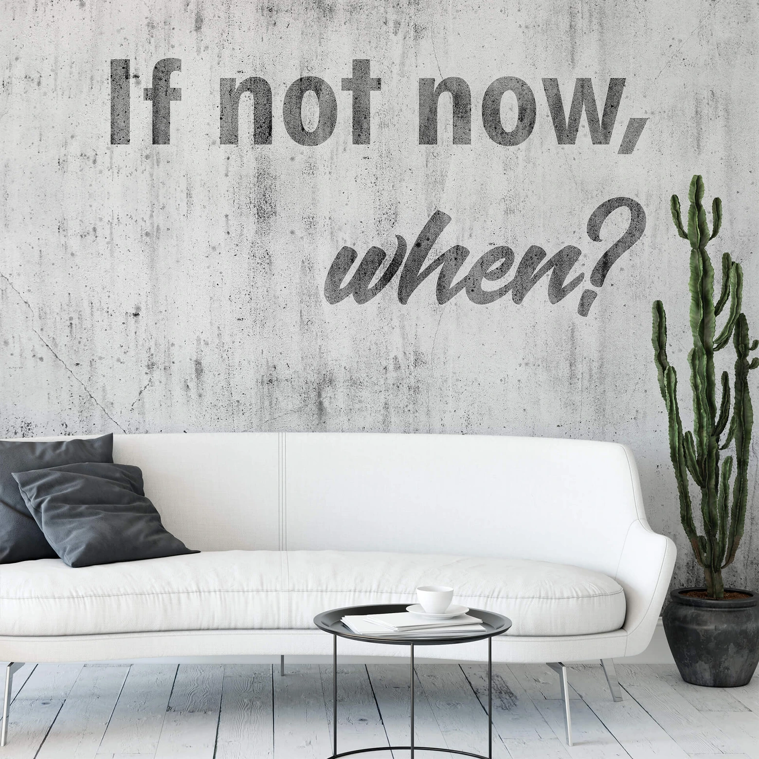 Papier peint photo If not now, when - 288x260 cm | wall-art.fr