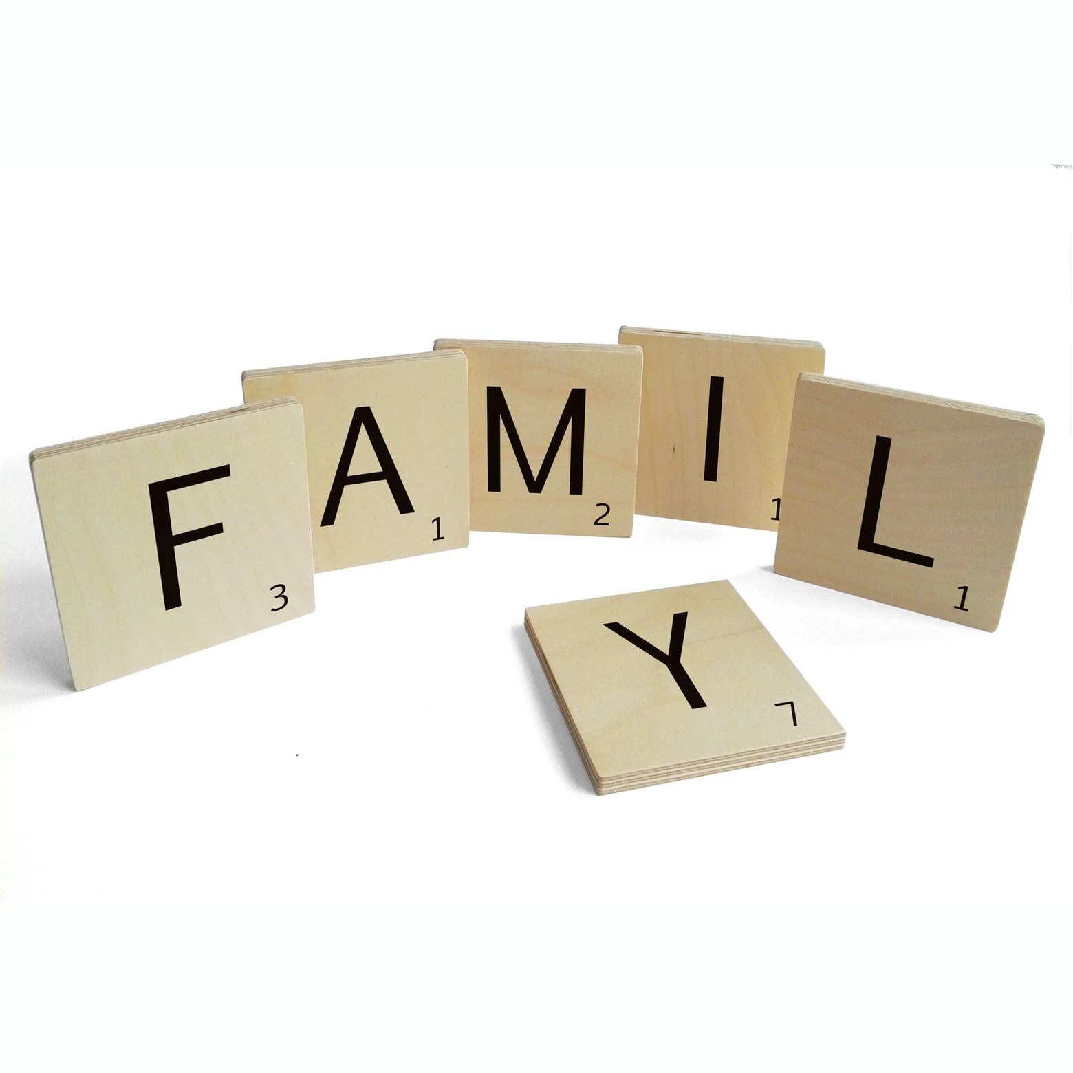 Scrabble Letters - Family | wall-art.nl