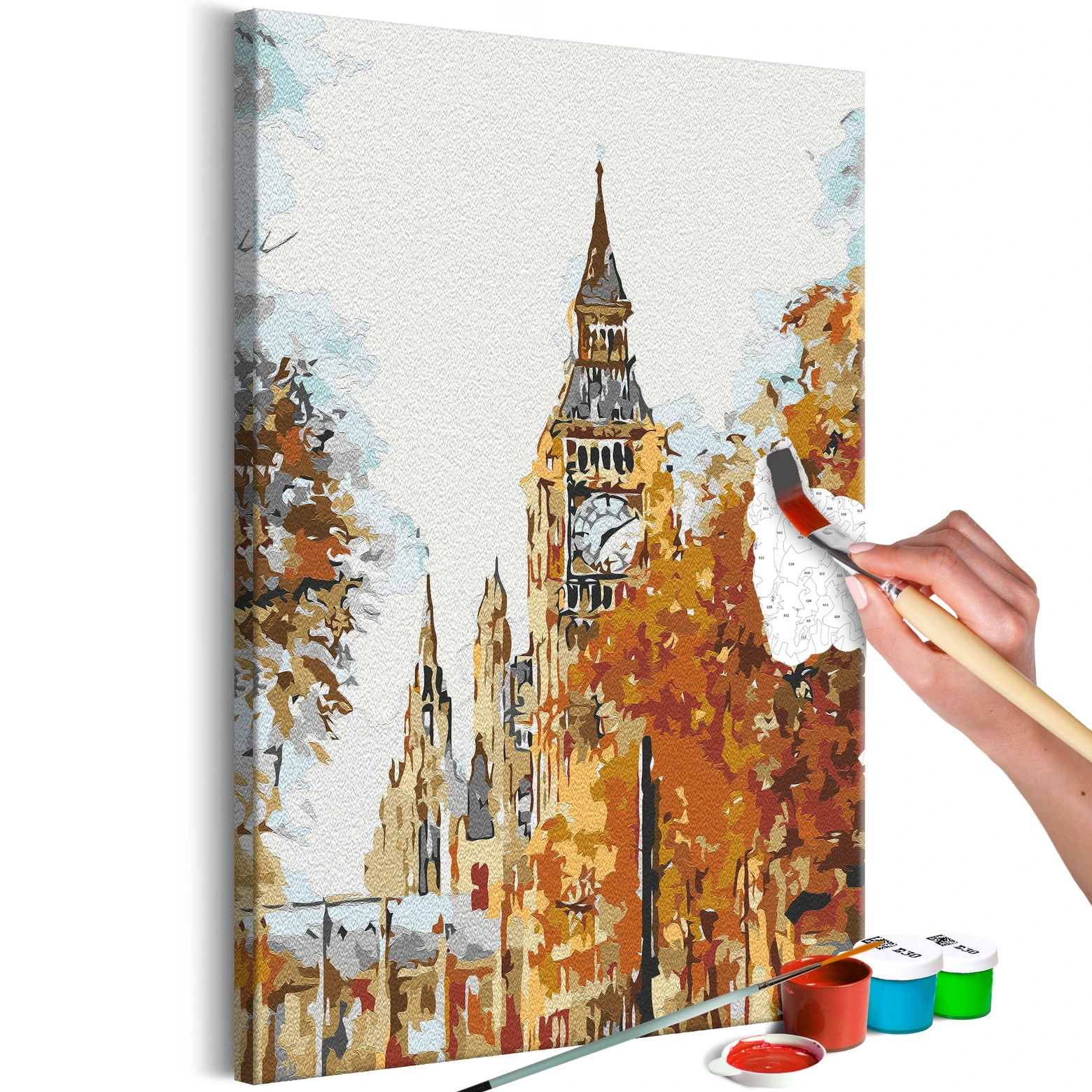Malen nach Zahlen - Herbst in London | wall-art.de