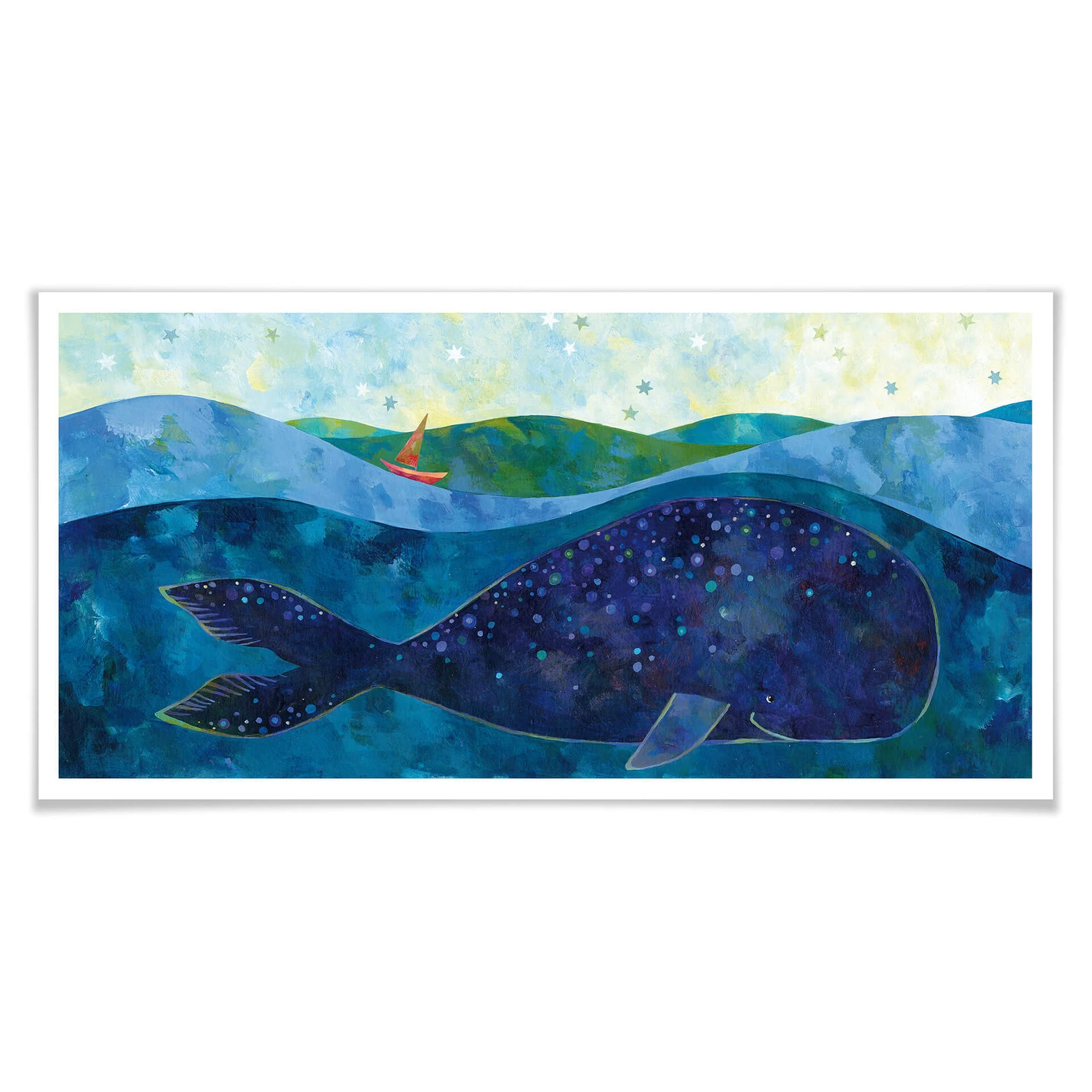 Poster Blanz – Walvis | wall-art.nl