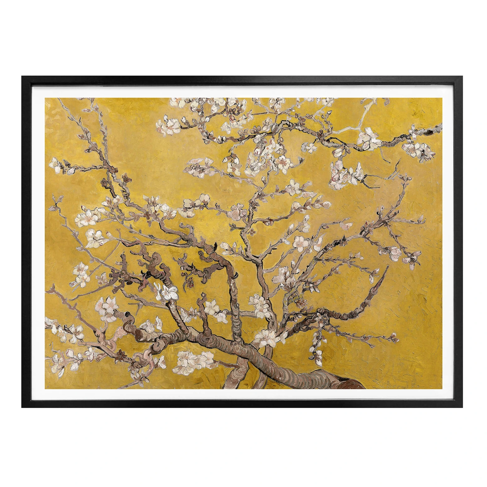 Poster van Gogh - Mandelblüte Ocker | wall-art.de