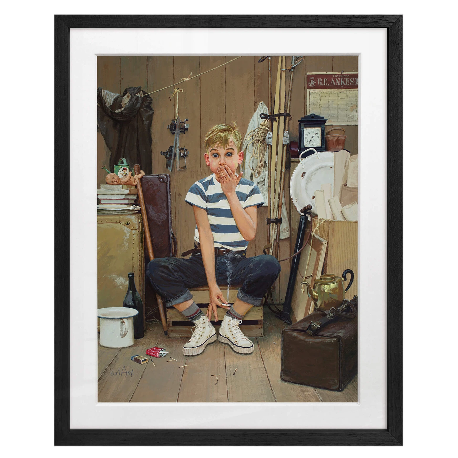 Fine Art Poster mit Passepartout - Kurt Ard - Die erste und hoffentlich ...
