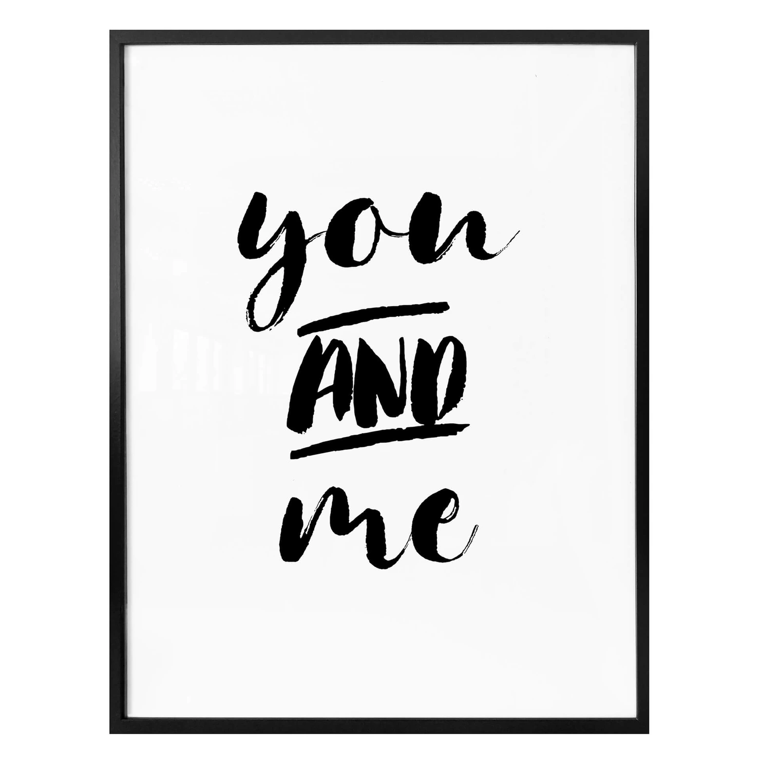 Poster You and Me | wall-art.fr