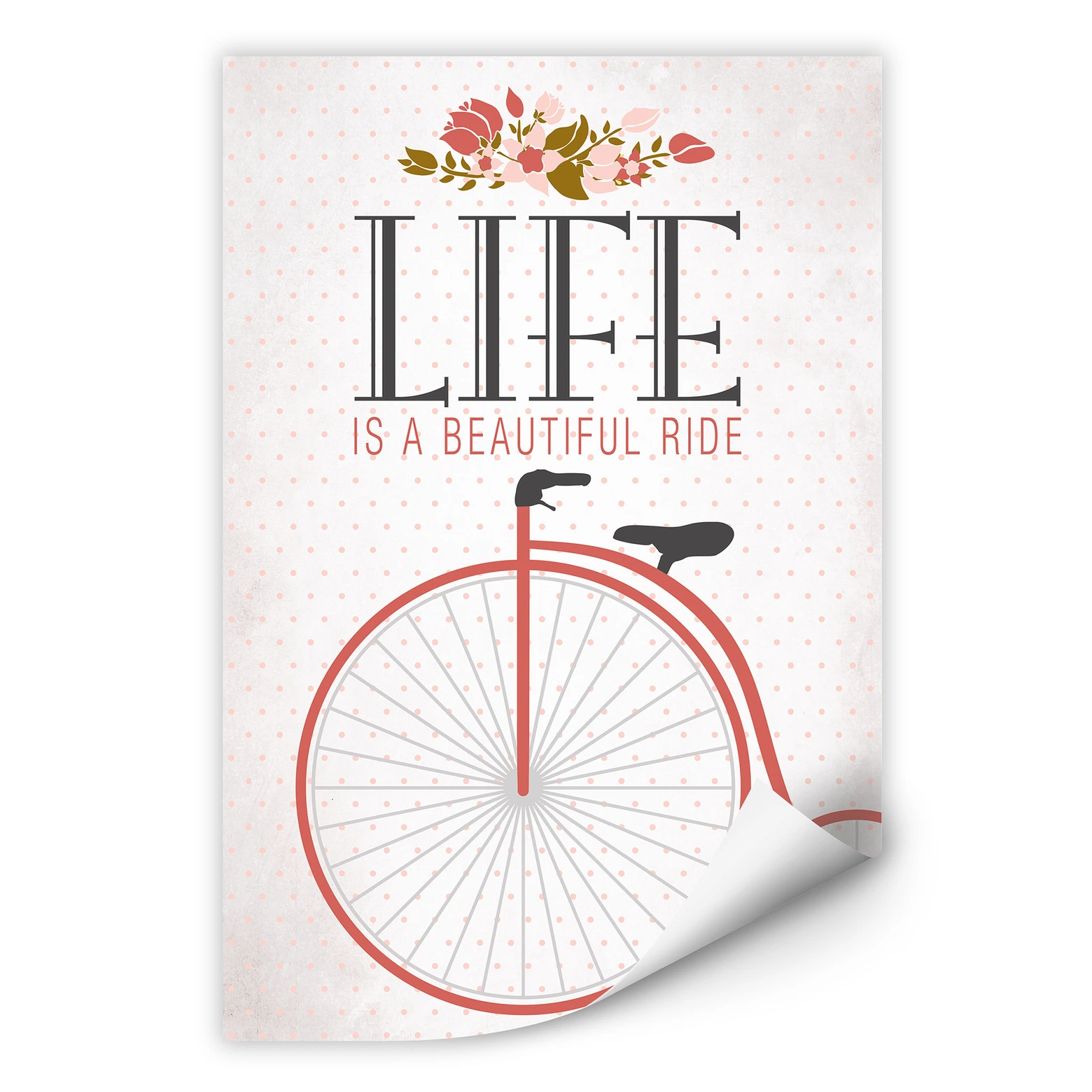 Wallprint Life is a beautiful Ride | wall-art.de