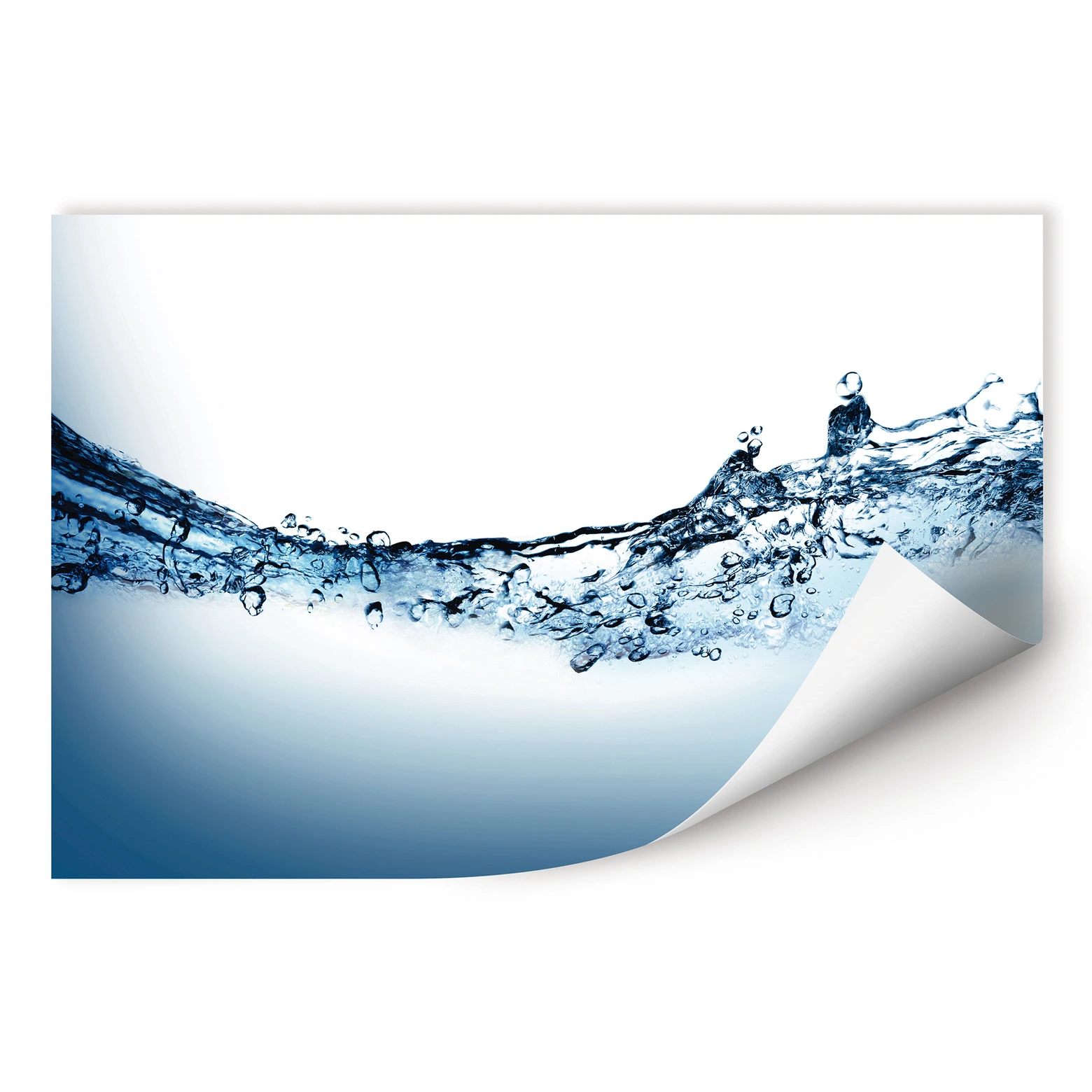 Wallprint Water Flow - ästhetisches Wallprint mit einer Wasserwelle ...