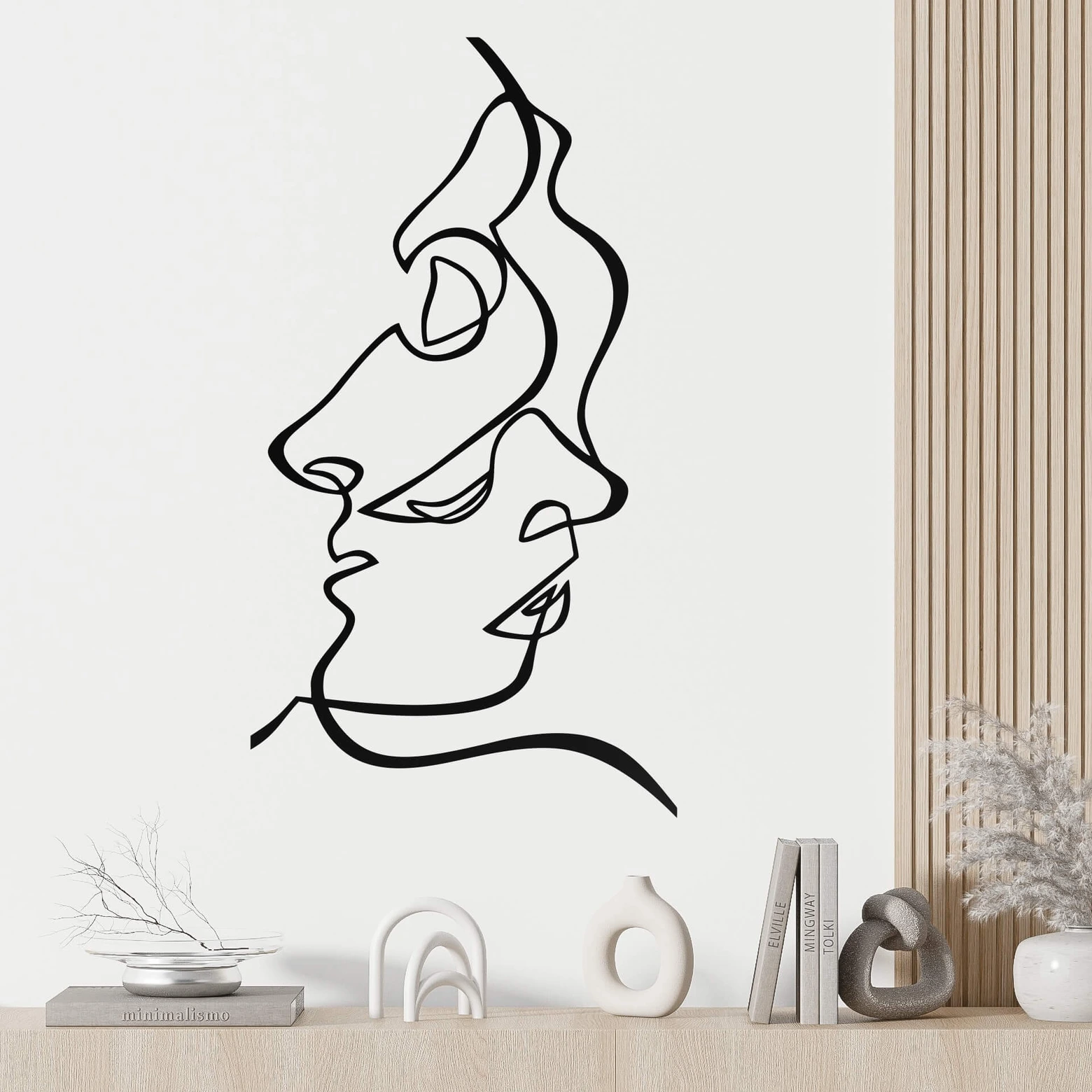 Line Art Gesichter