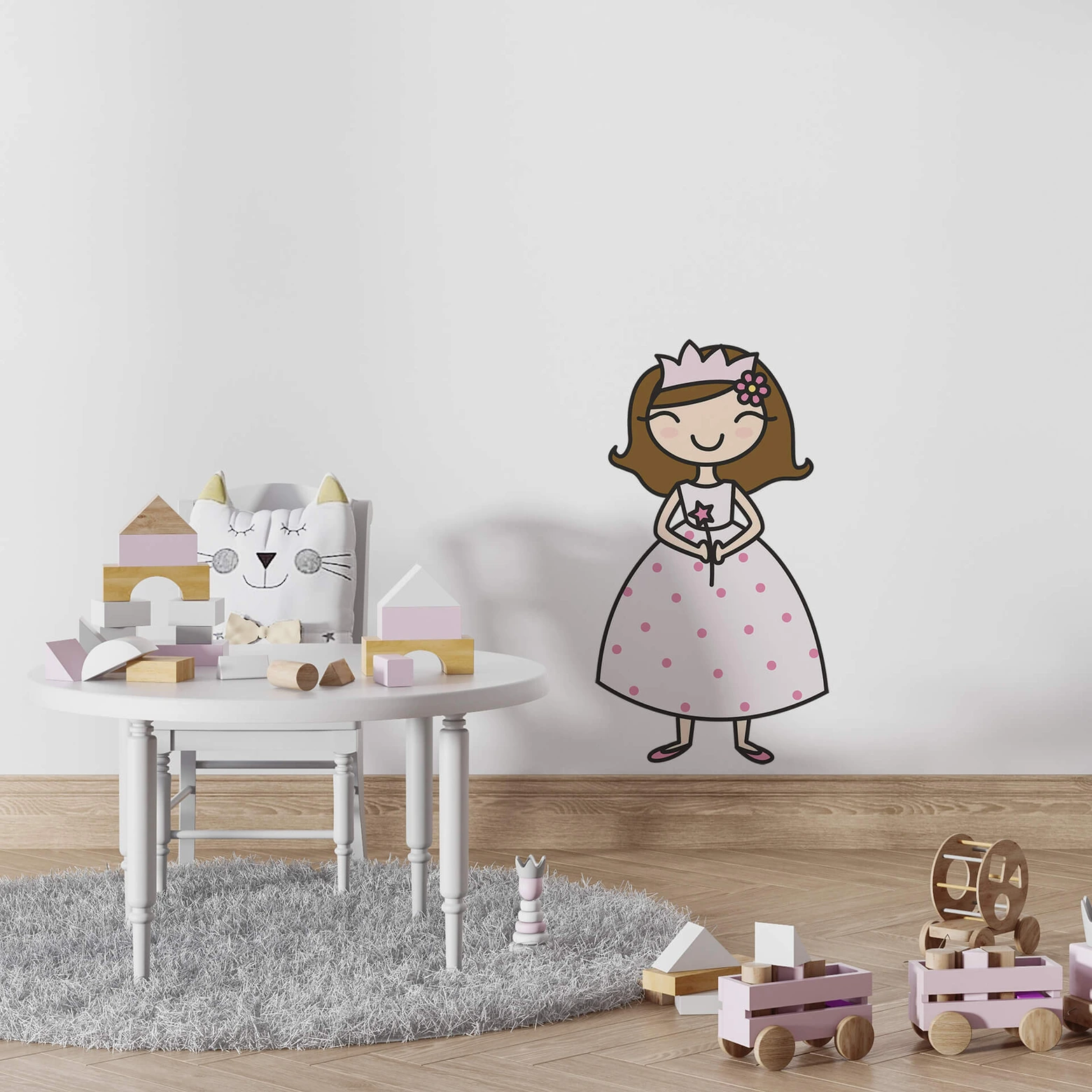 Sticker mural - Princesse | wall-art.fr