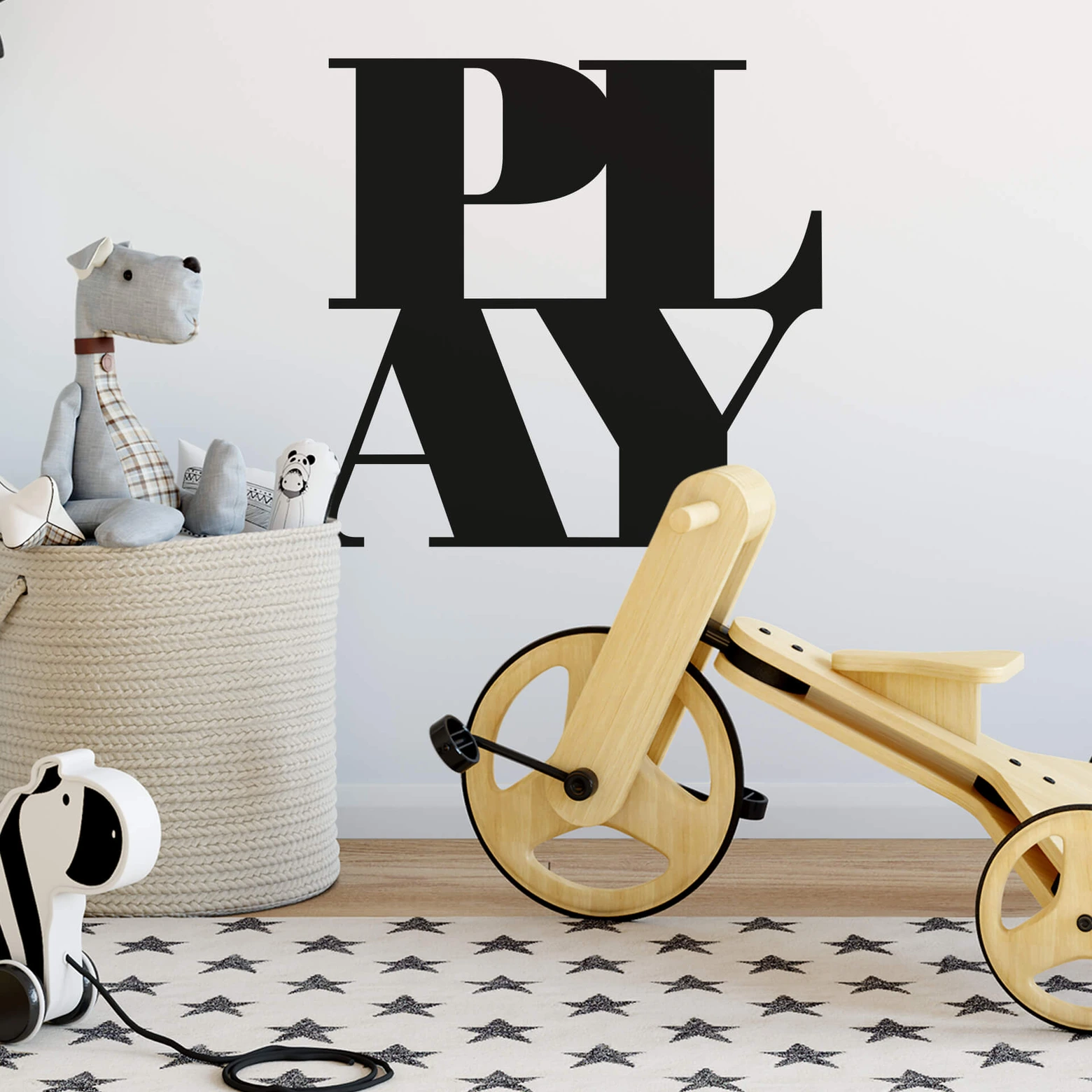 Wandtattoo Typo-Play | wall-art.de