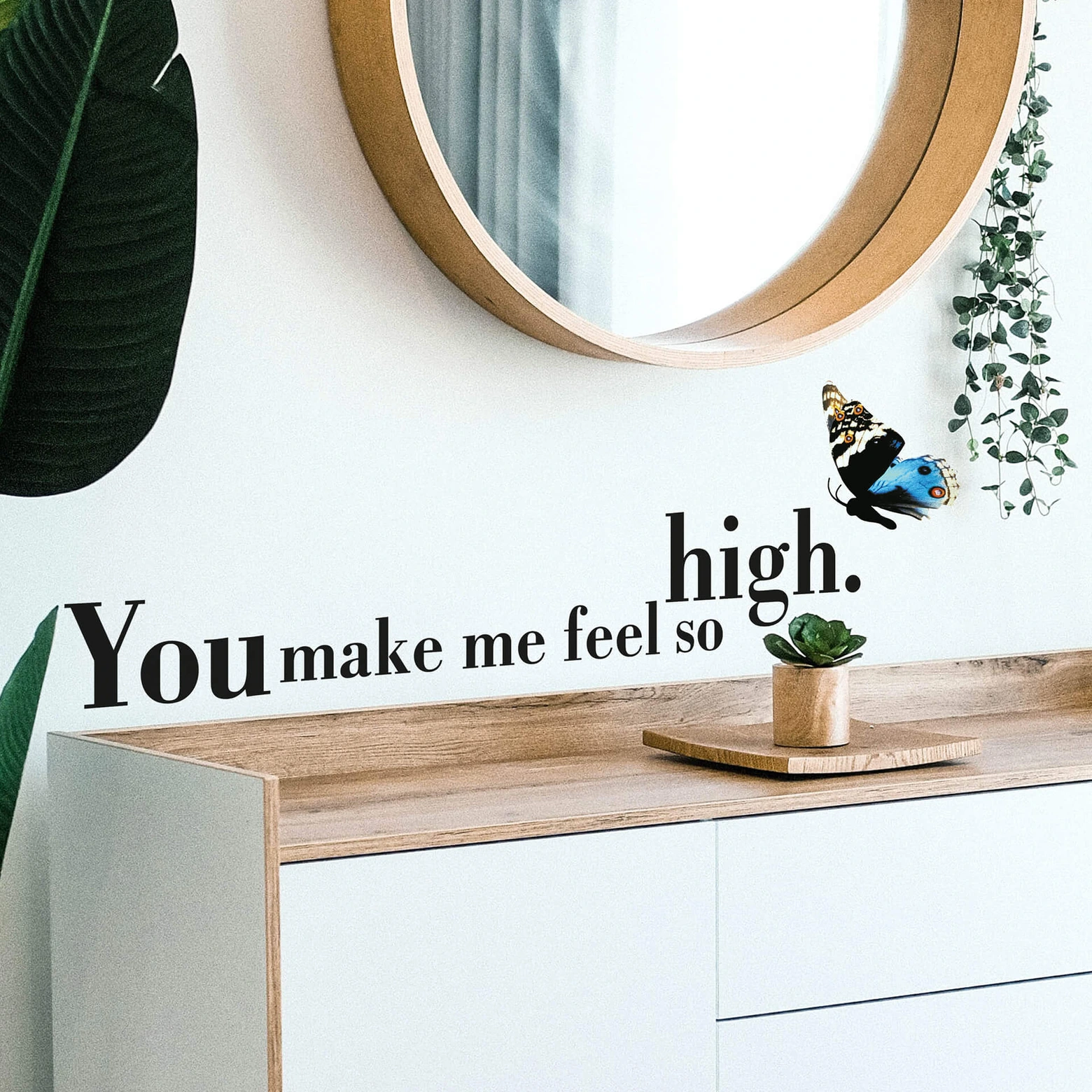 Muursticker Feel so High | wall-art.nl