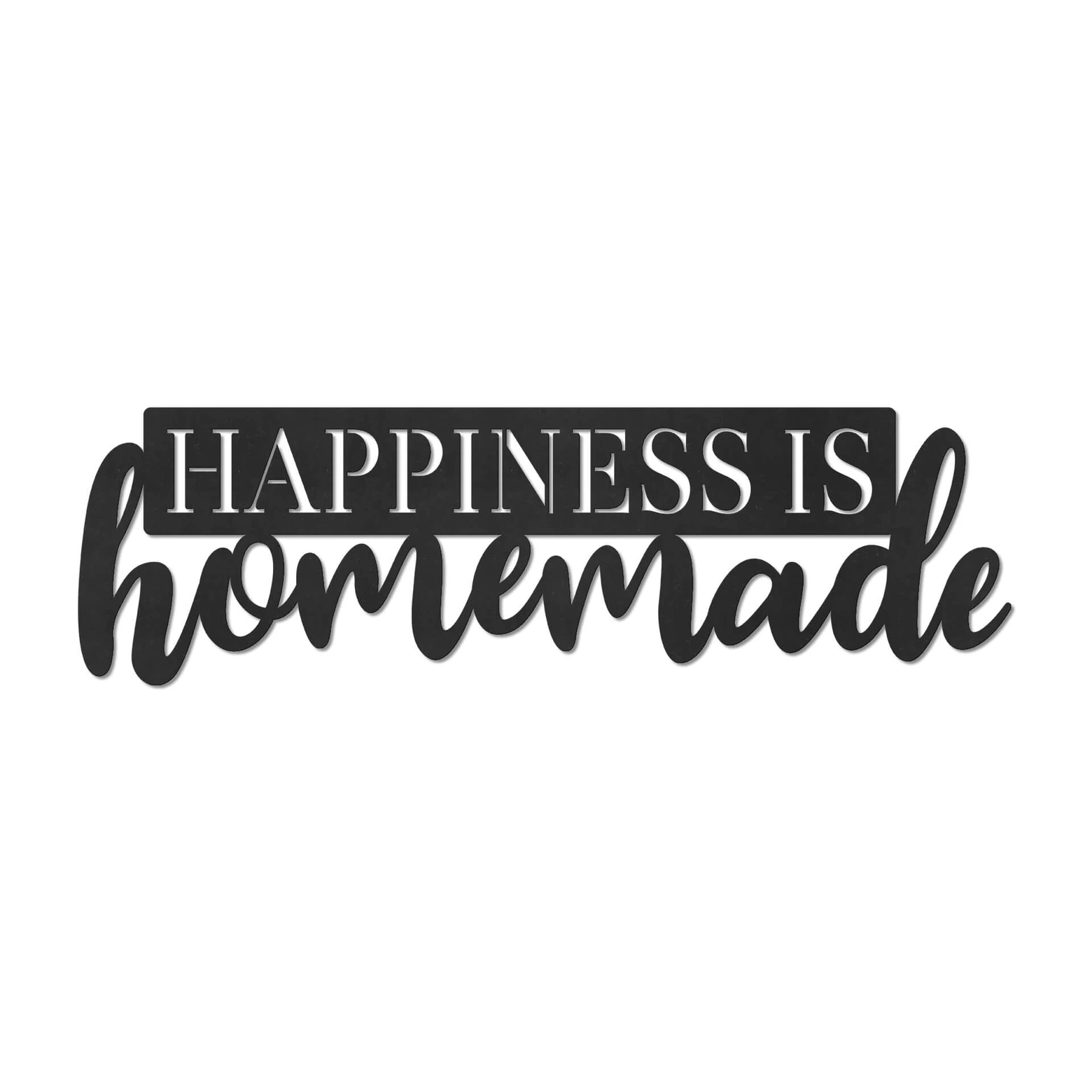 MDF Decoratie Happiness is Homemade | wall-art.nl