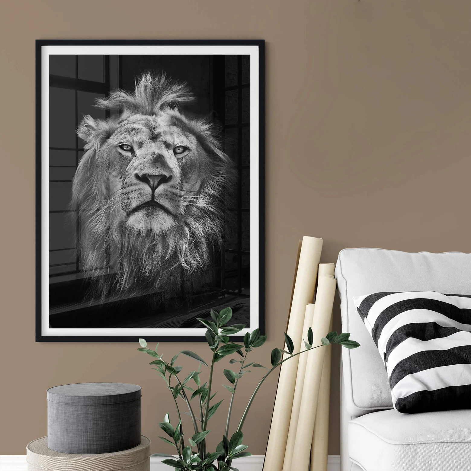 Poster Lion | wall-art.de