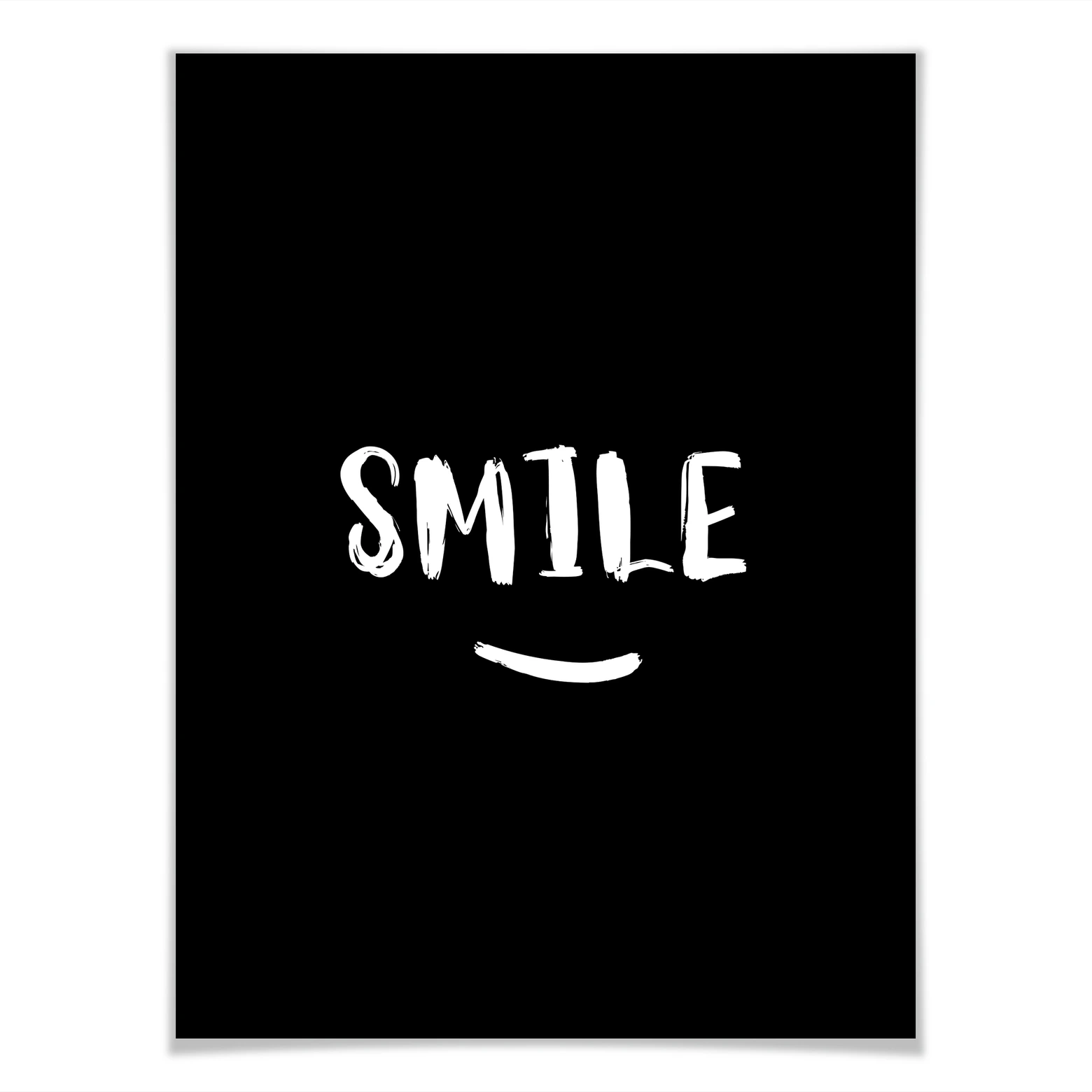 Poster Smile | wall-art.nl