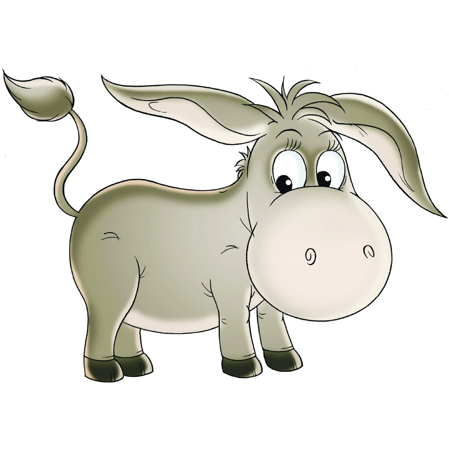 Wandtattoo Esel - Fröhliches Tiermotiv als Esel Wandtattoo für das ...