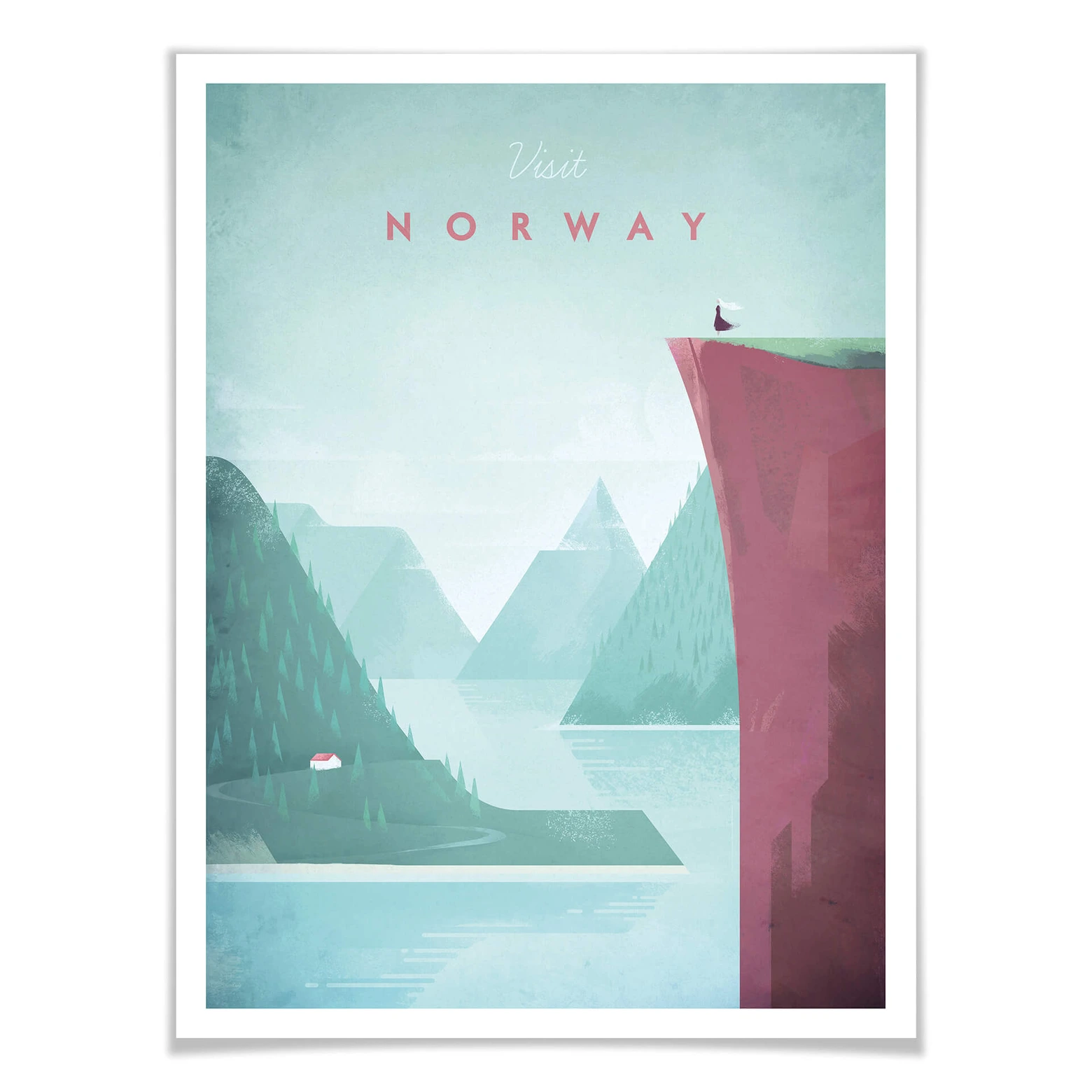 Poster Rivers - Norwegen | wall-art.de