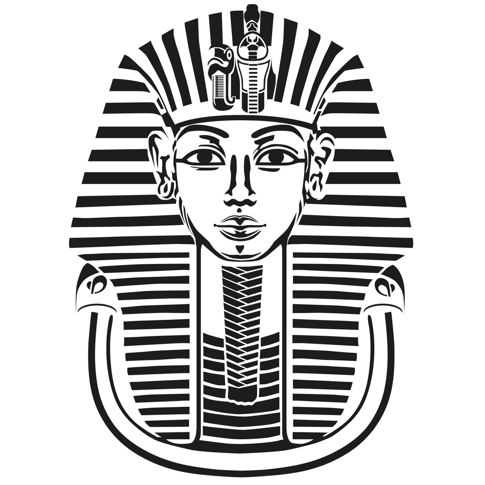 Muursticker Toetanchamon | wall-art.nl