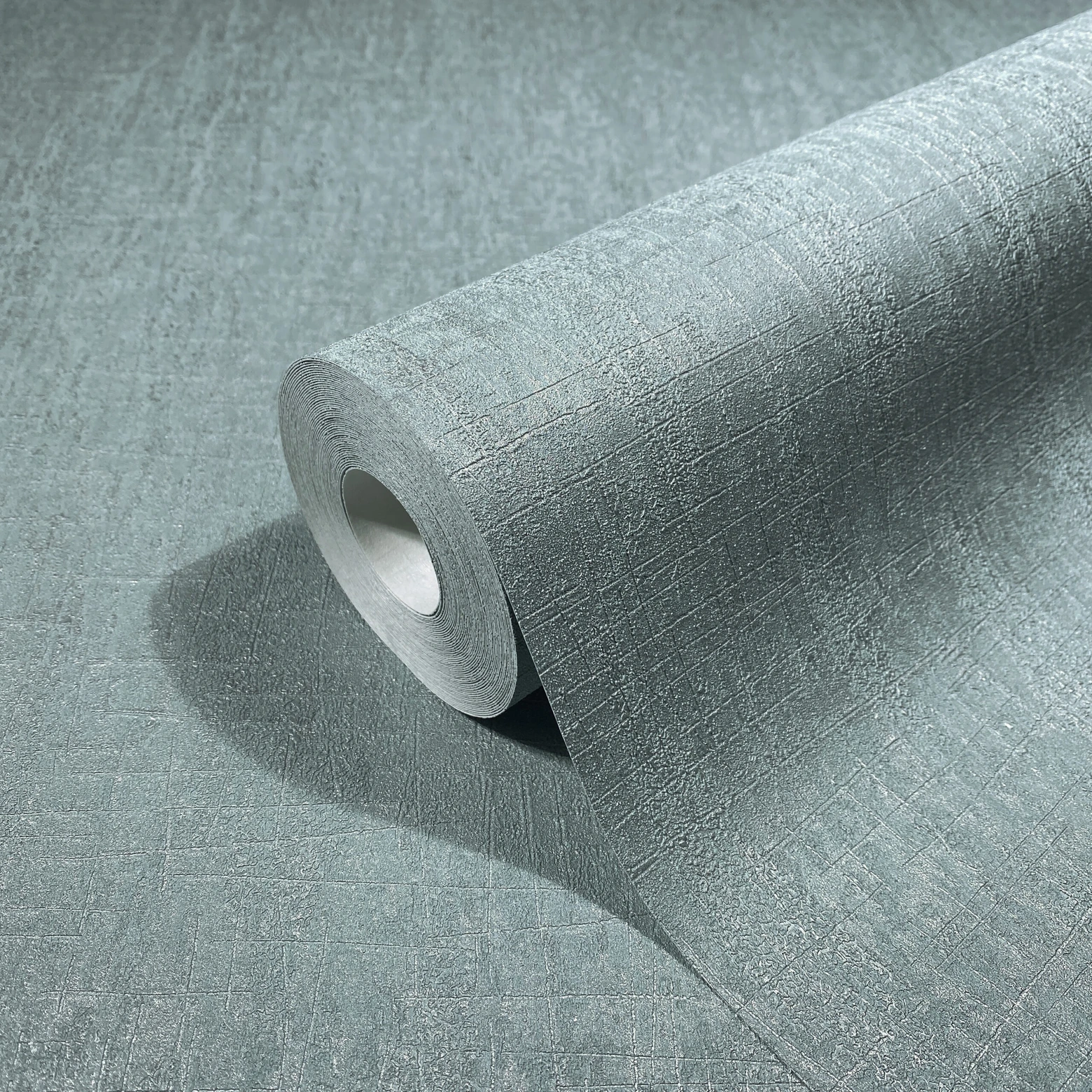 structuur vinyl behang Loft Superior in blauw, zilver | wall-art.nl