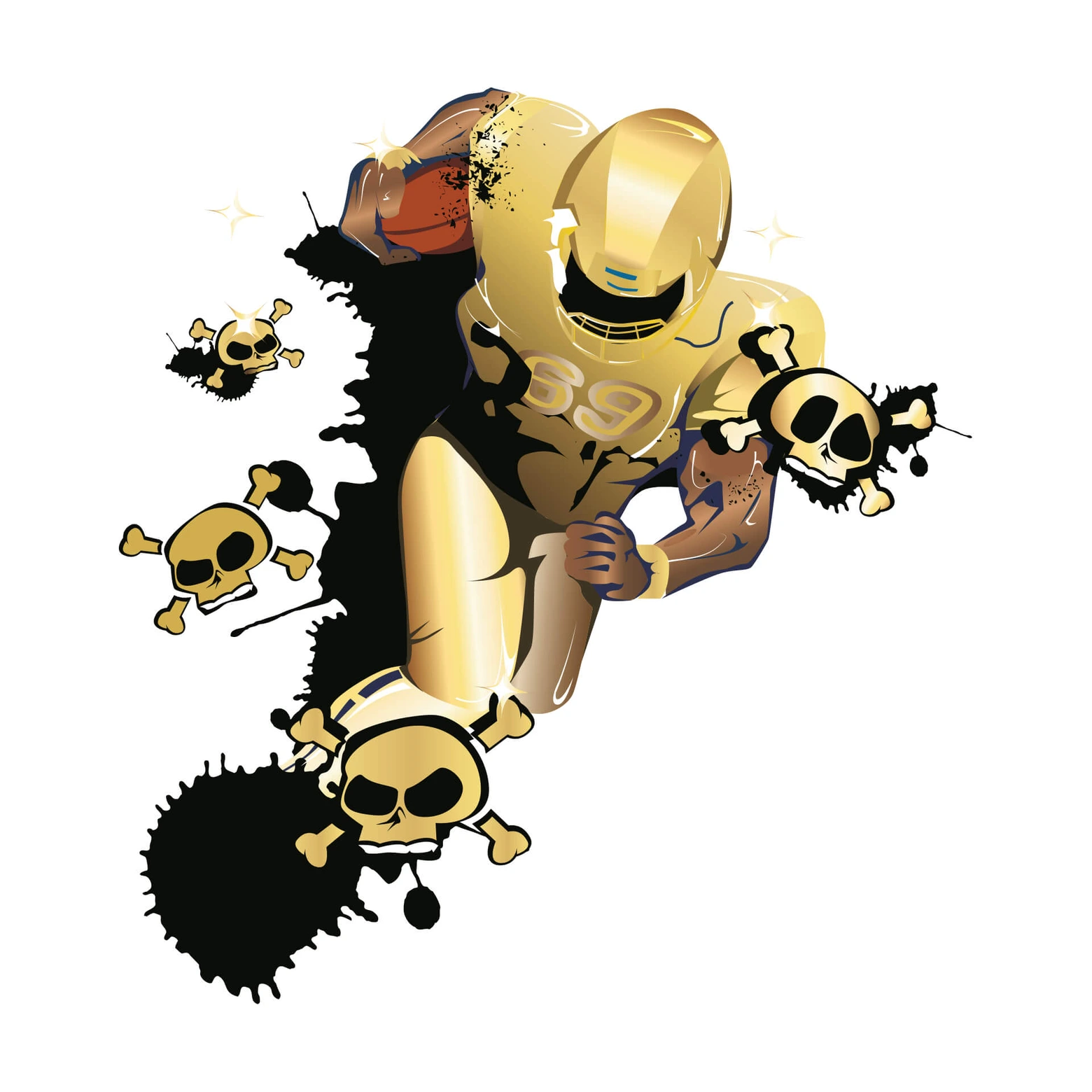 Wandtattoo Football 2 | wall-art.de