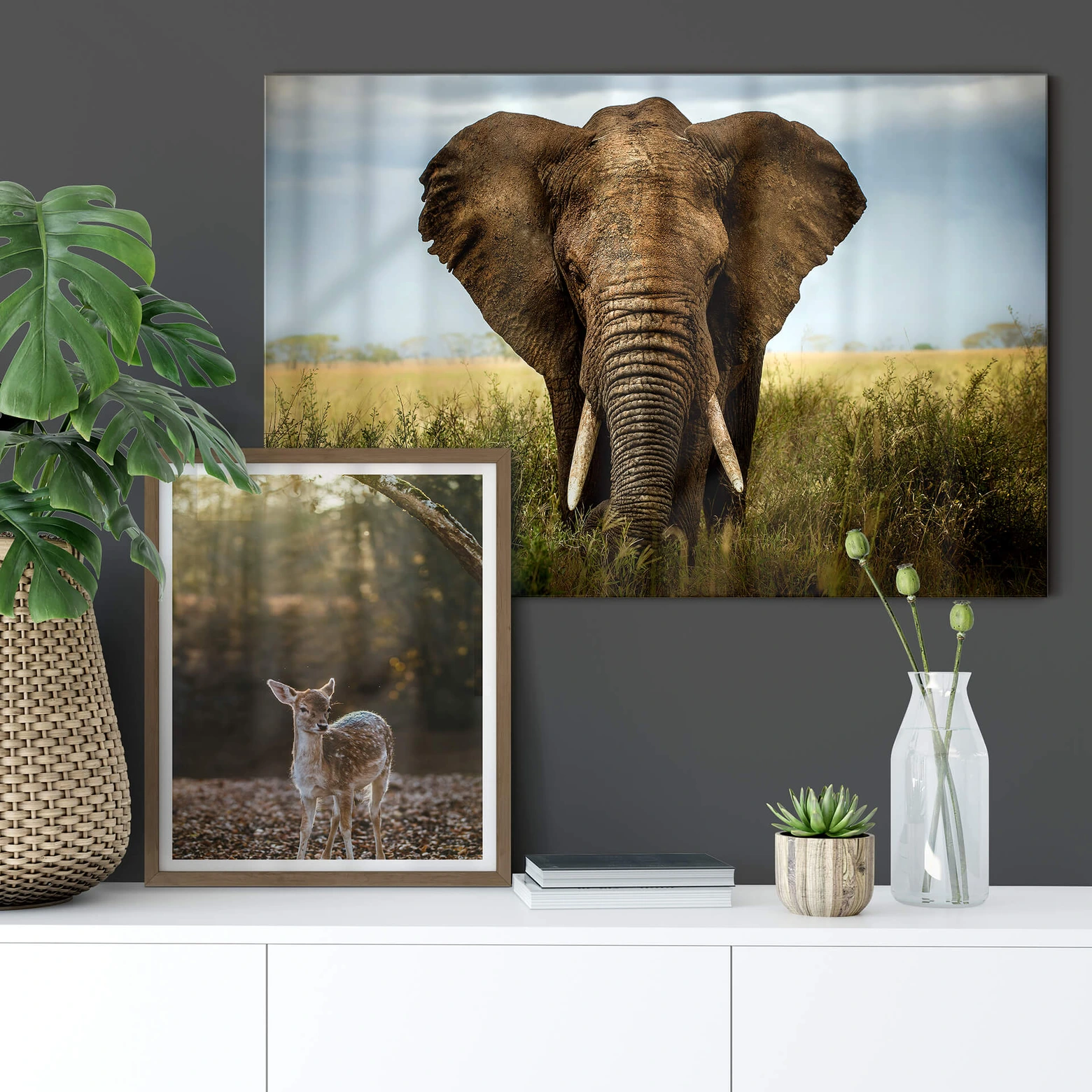 Acrylglas-Wandbild Ghizzi-Panizza - Begegnungen in der Savanne | wall ...