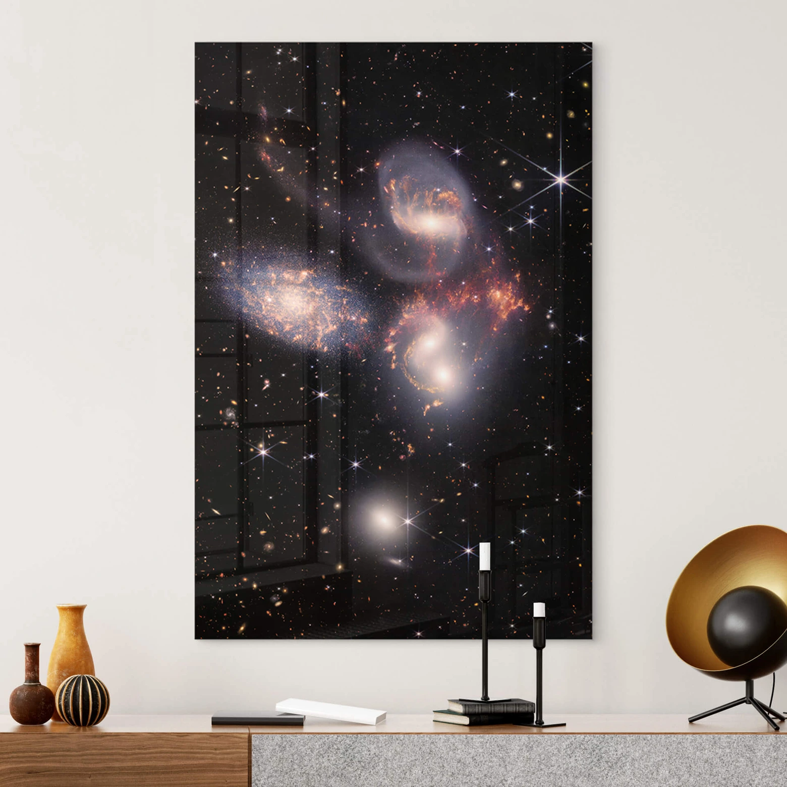 Acrylglasbild James Webb Telescope - Stephan's Quintet | wall-art.de