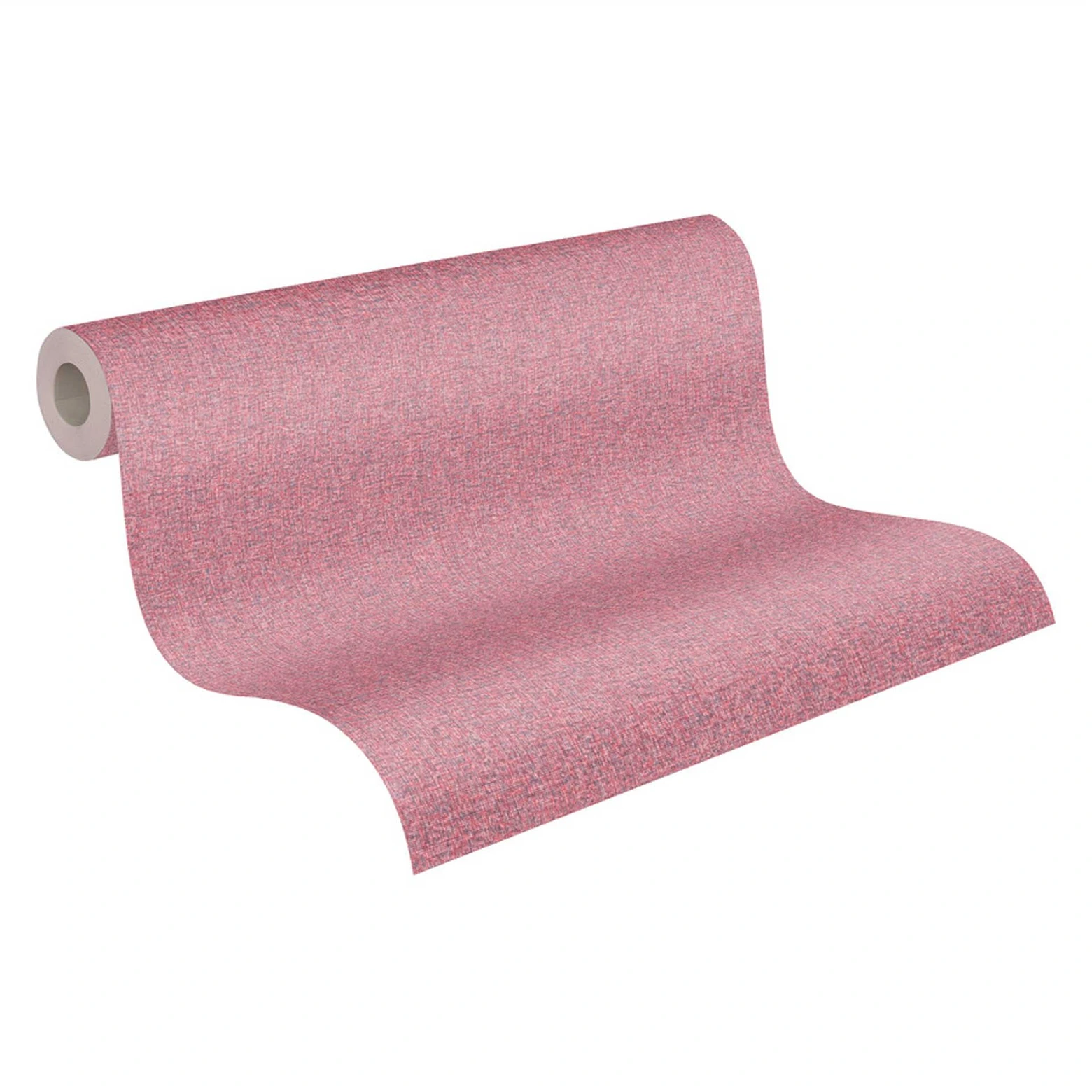 Effen behang met structuurprint paars roze - vliesbehang met stoffen ...