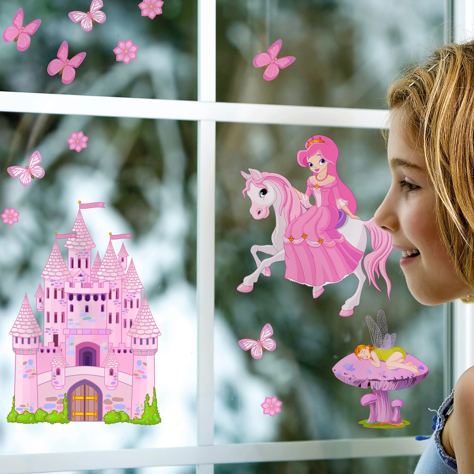 Fenstersticker Princess Set | wall-art.de