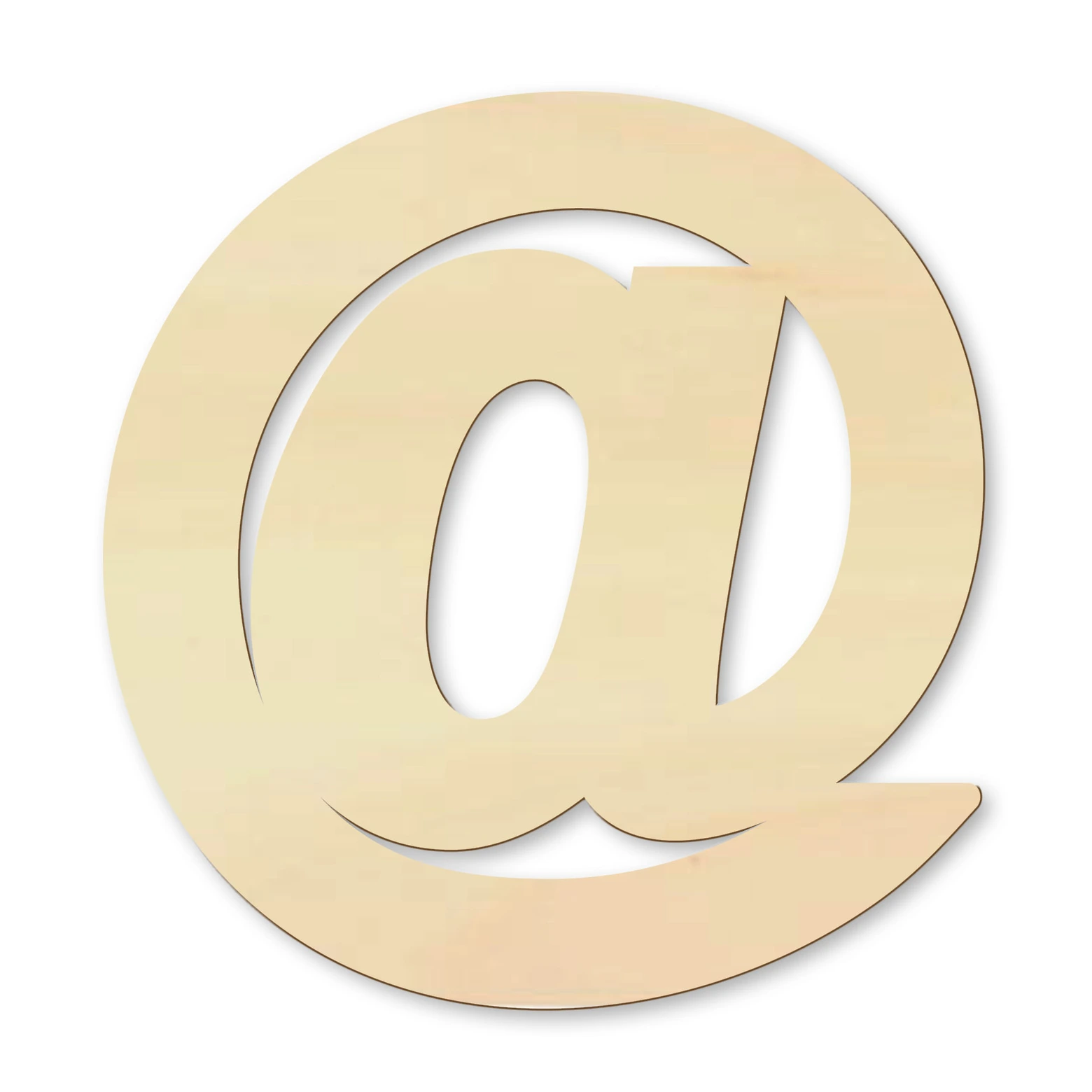 Holzbuchstaben at-Zeichen | wall-art.de