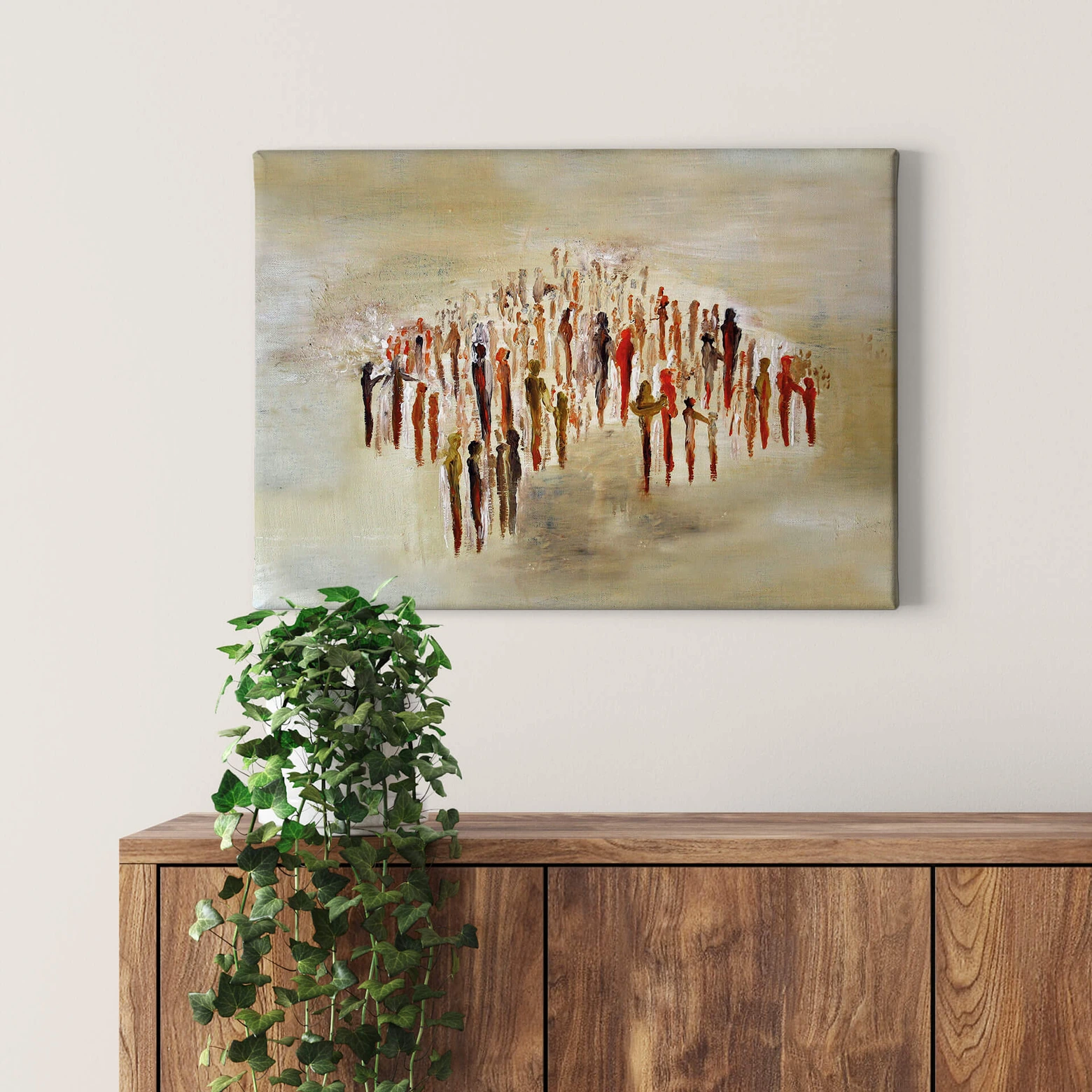 Leinwandbild Melz - People 02 | wall-art.de