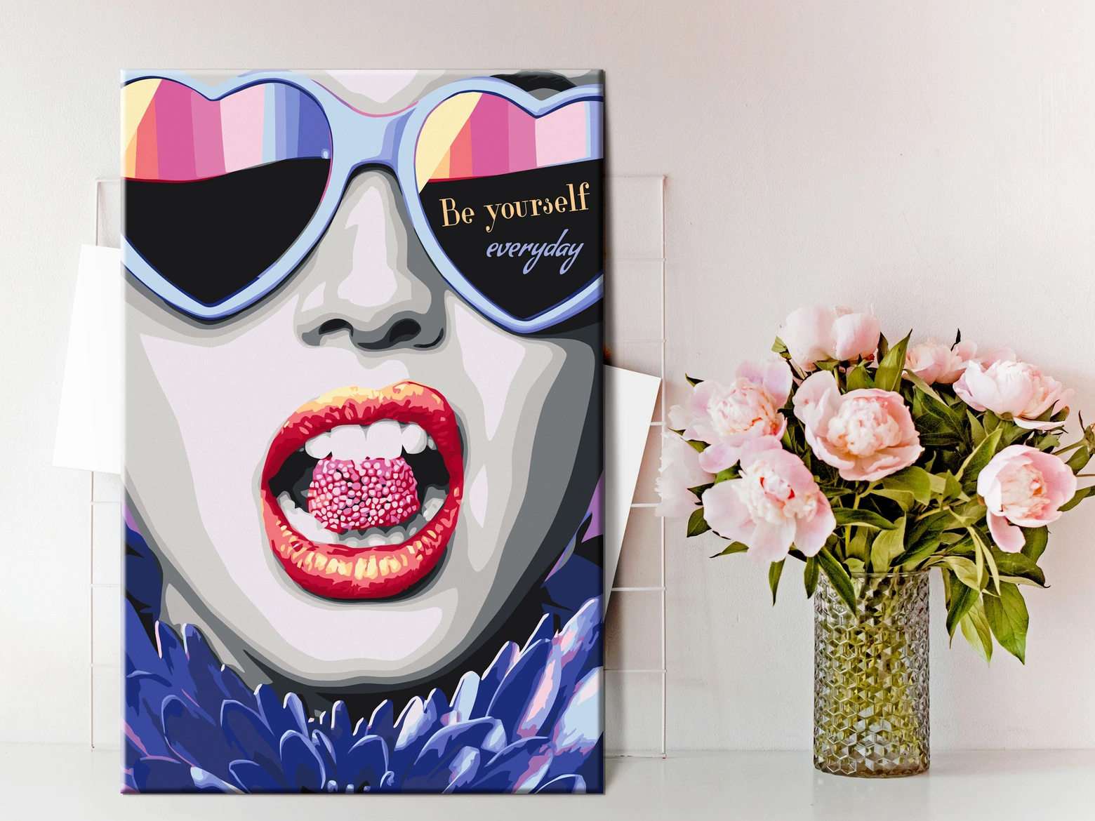 Malen nach Zahlen - Sei jeden Tag du selbst | wall-art.de