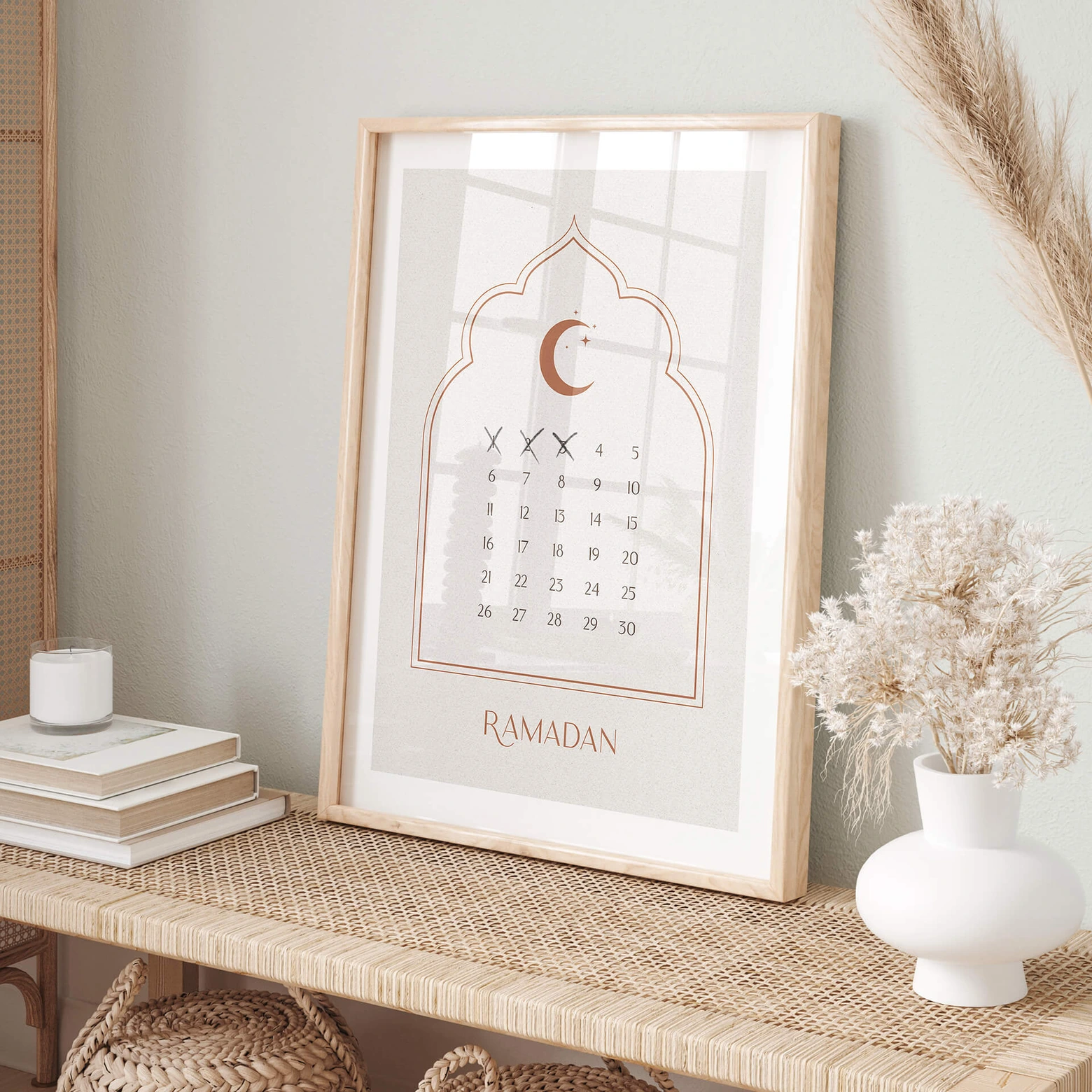 Poster Ramadan Kalender Klassisch | wall-art.de