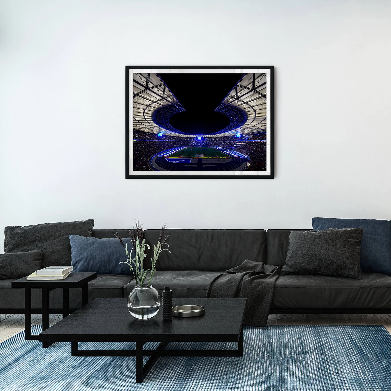 Poster Hertha BSC Voetbalstadio Avond | wall-art.nl