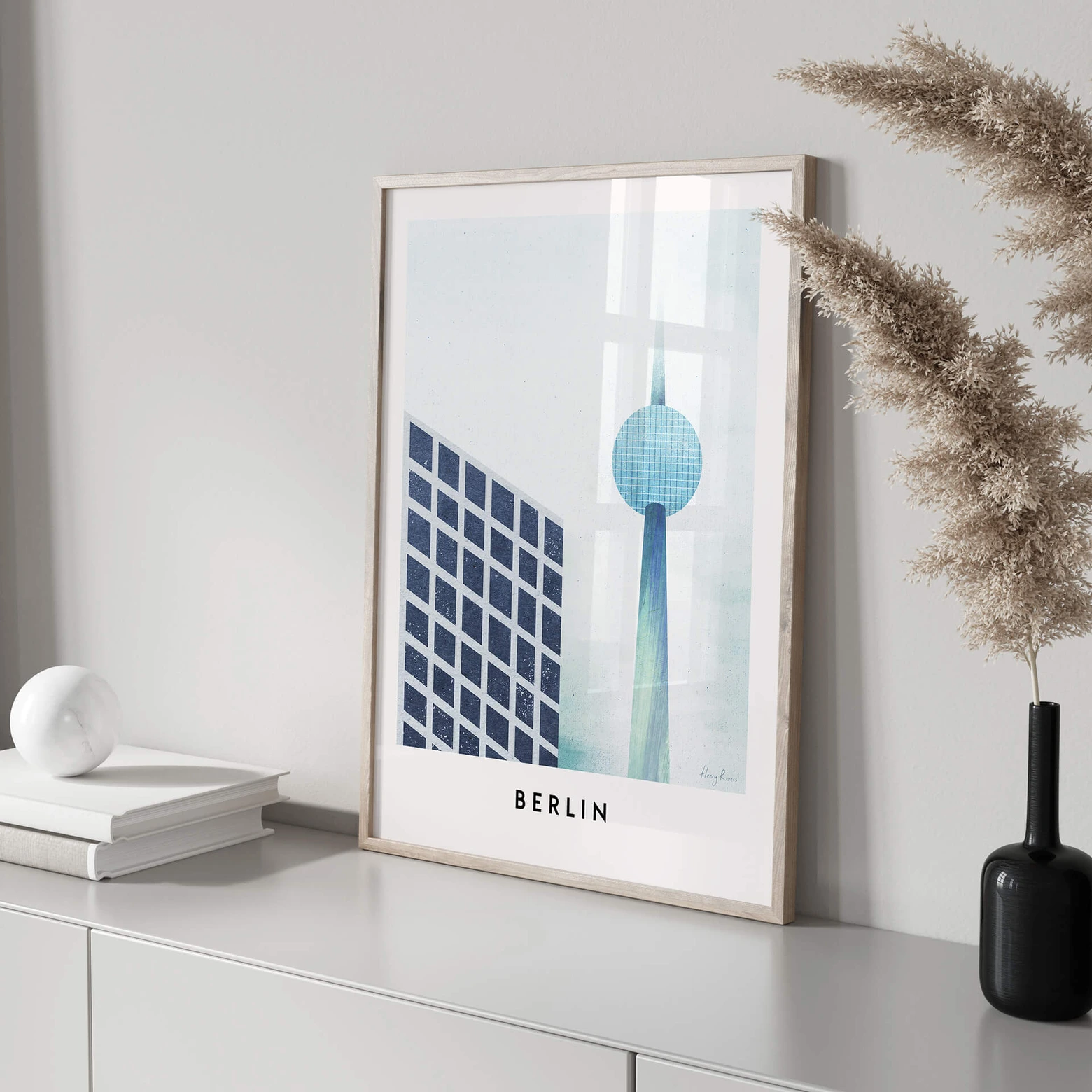 Poster Rivers - Modern Berlijn | wall-art.nl