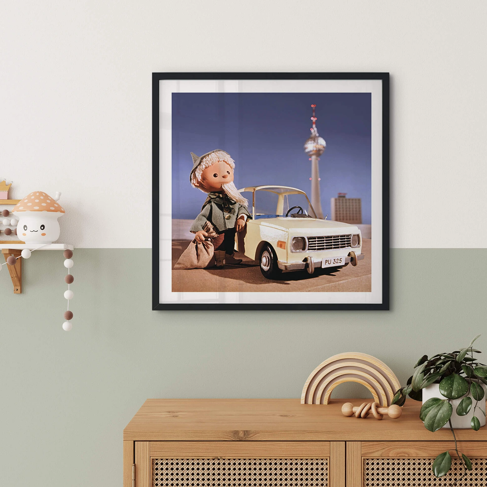 Kinder-Poster Unser Sandmännchen - Sandmann am Alexanderplatz | wall-art.de