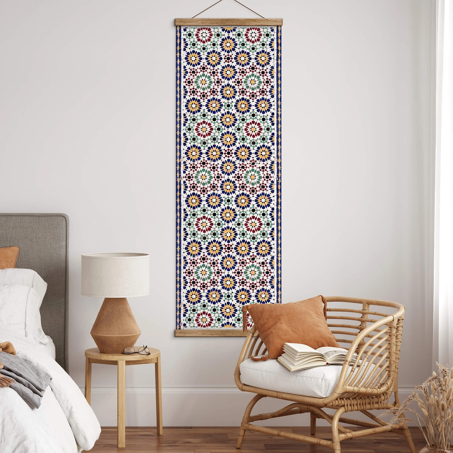 Textielposter Oriental Tiles | wall-art.nl