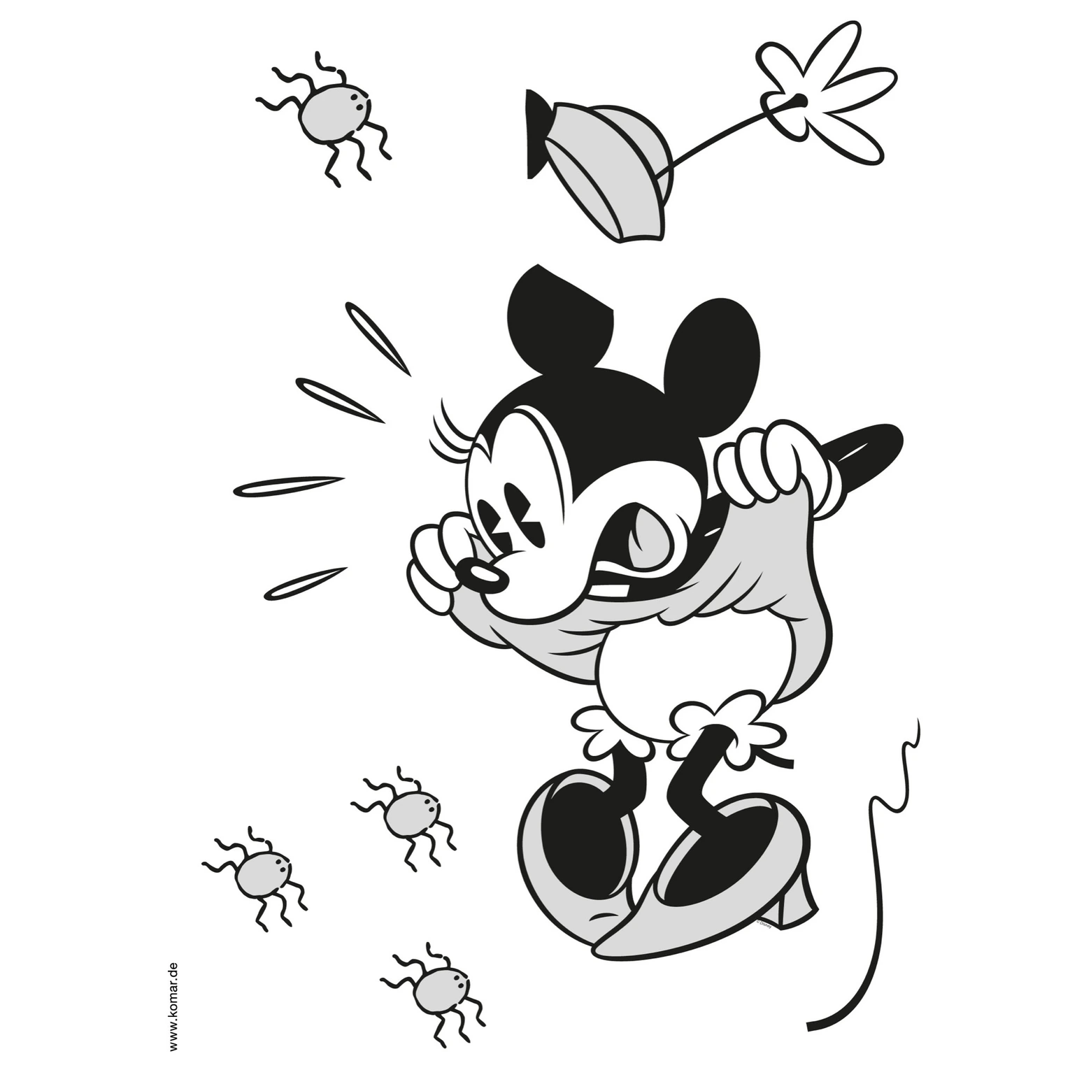 Wandsticker Minnie Scream | wall-art.de